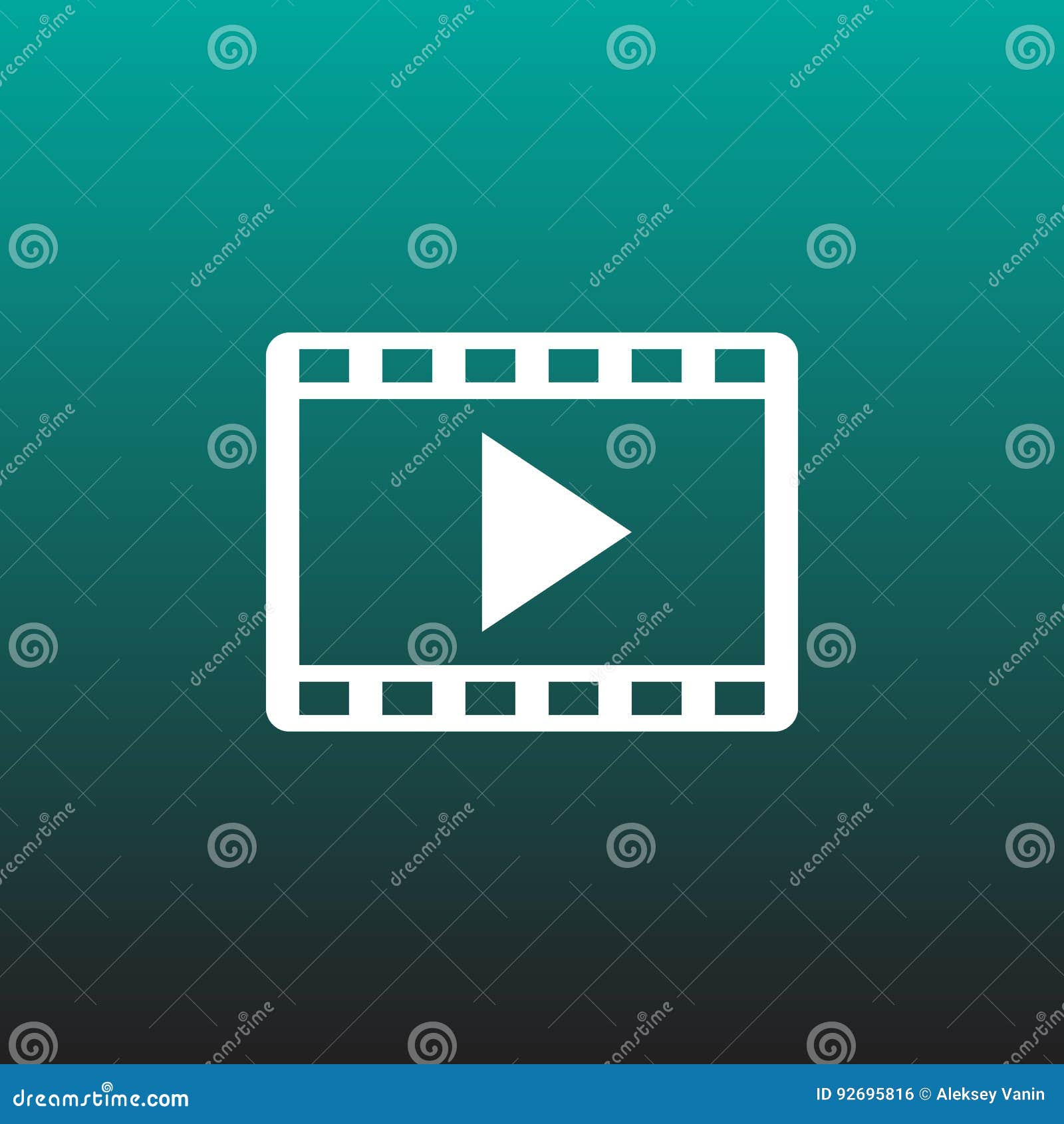 Video Vector Icon Illustration Graphic Design. Stock Vector ...