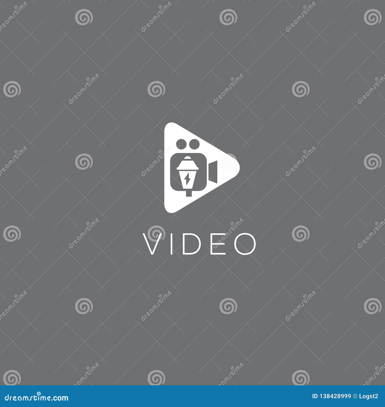 Video Vector Logo. Video Streaming Logo. Start Button Logo Stock Vector ...