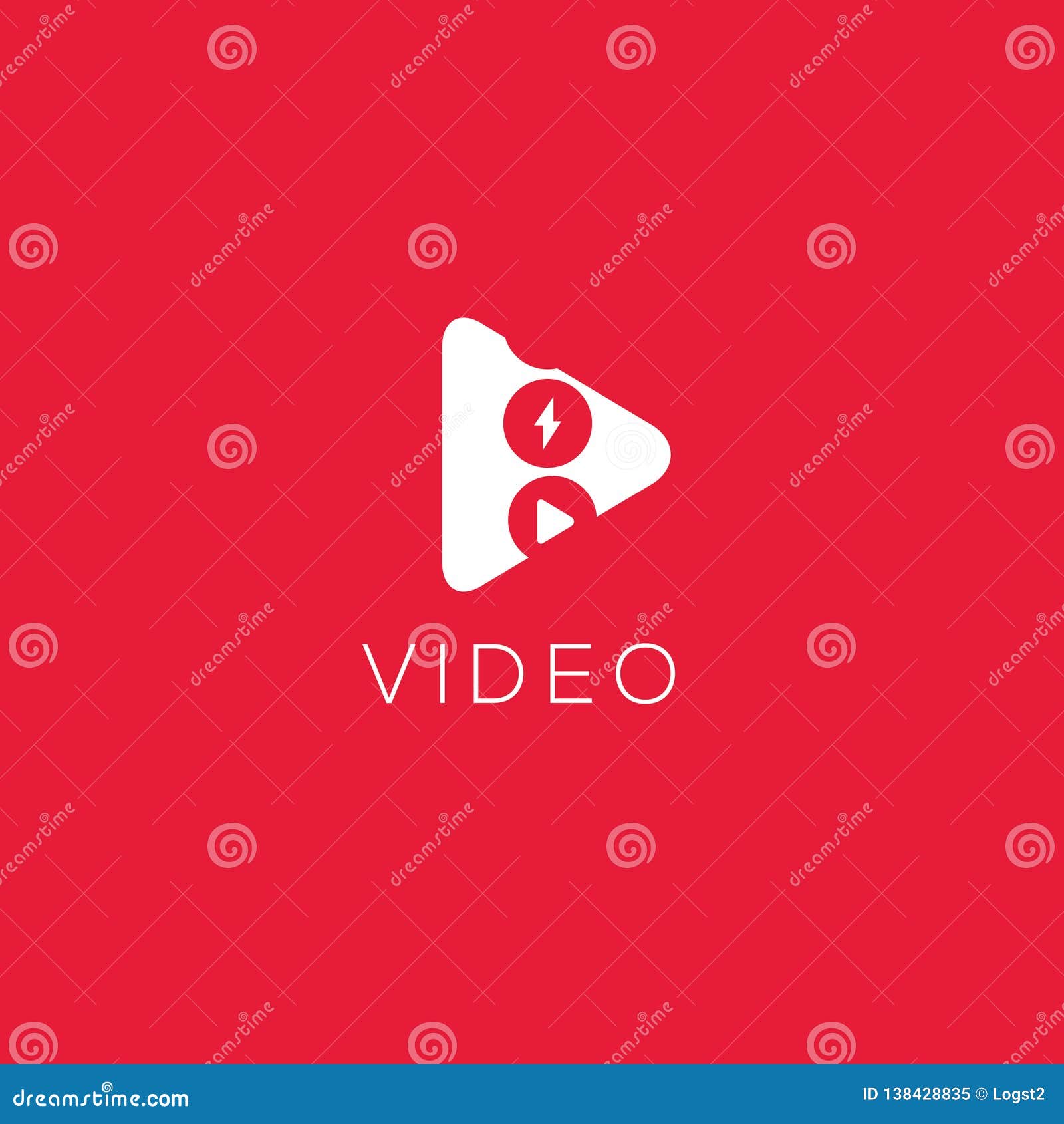 Video Vector Logo. Video Streaming Logo. Start Button Logo Stock Vector ...