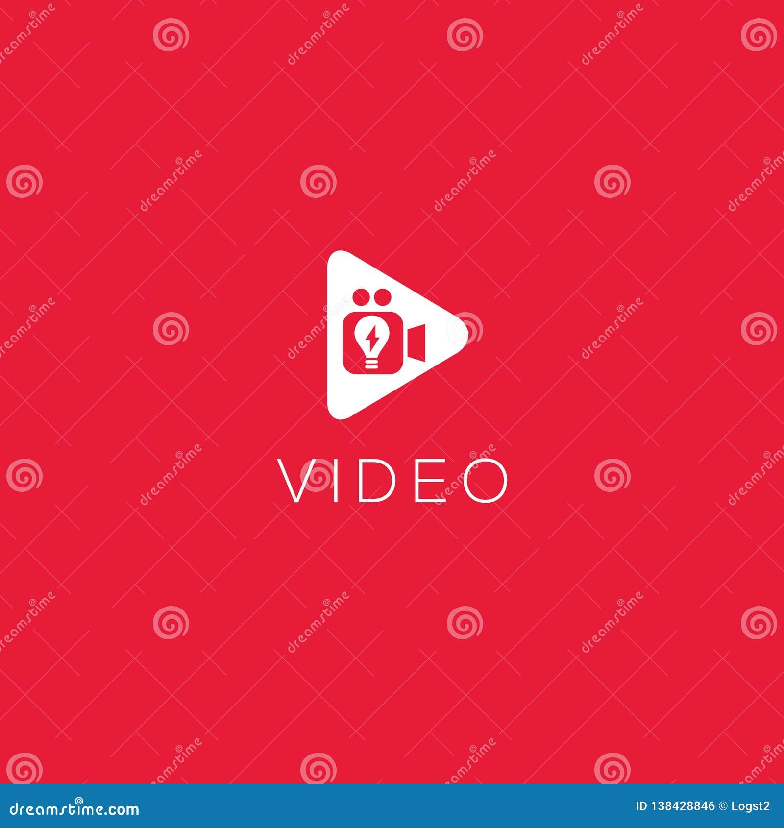 Video Vector Logo. Video Streaming Logo. Start Button Logo Stock Vector ...