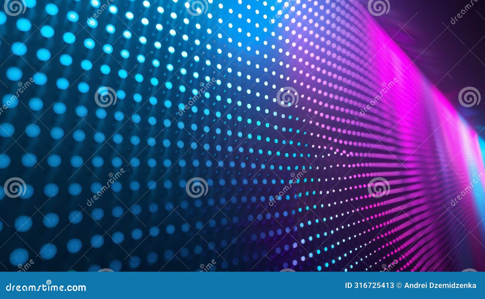 Video Wall Screen Texture Background, Blue And Purple Color Light Diode ...