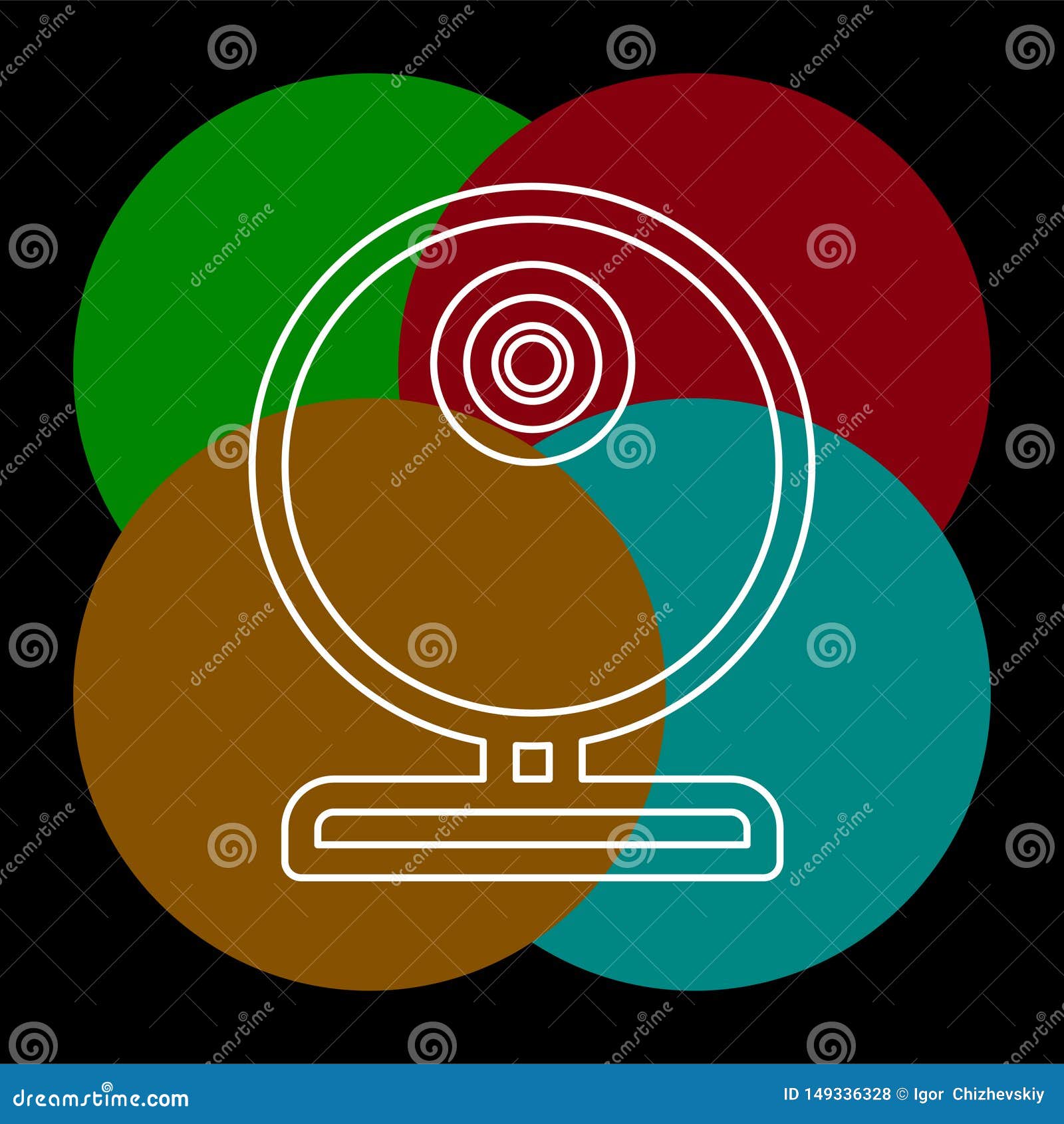 Video Web Cam - Chat Camera Icon, Vector Webcam Stock Vector ...