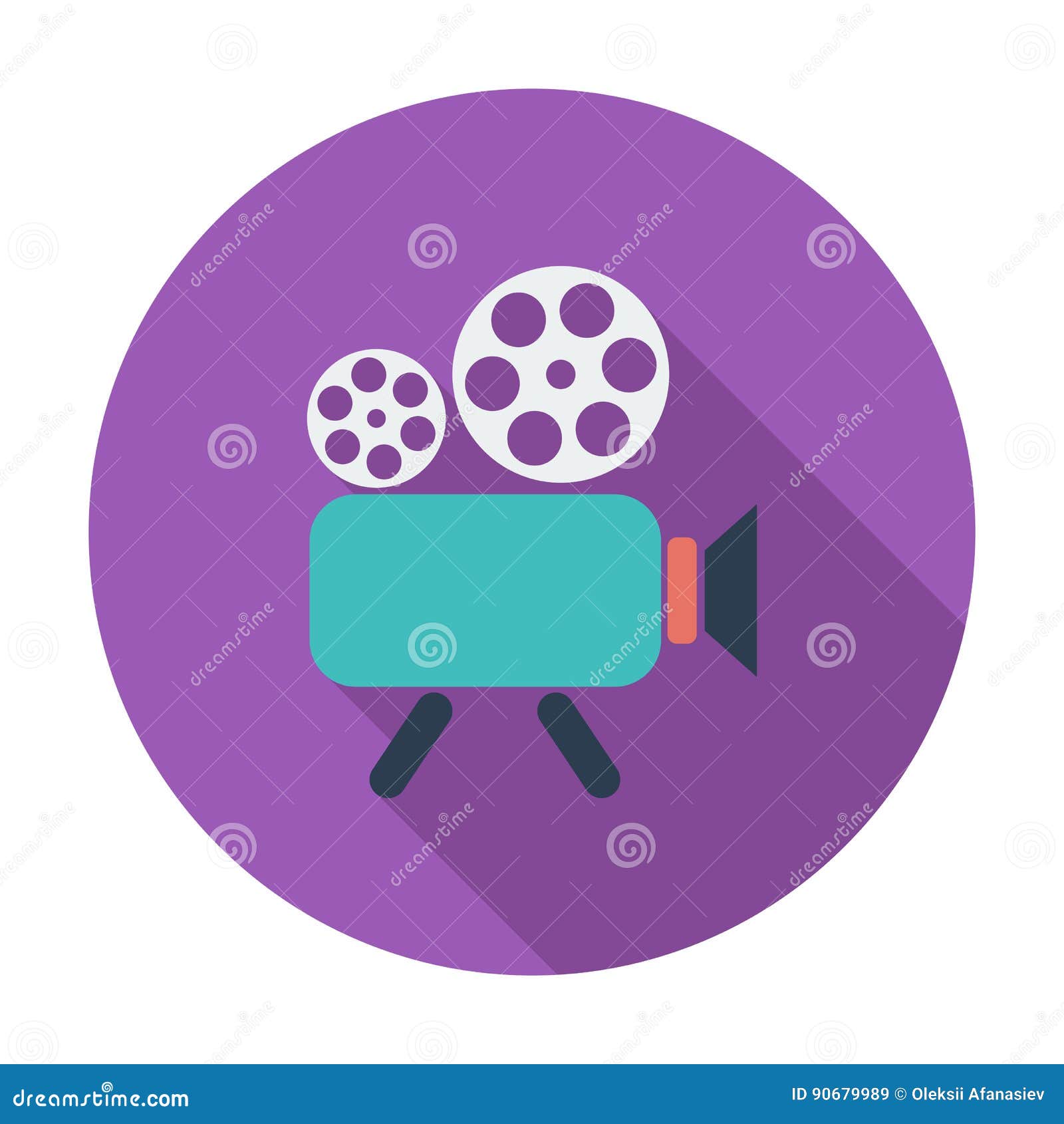 Videocamera stock vector. Illustration of object, electrical - 90679989