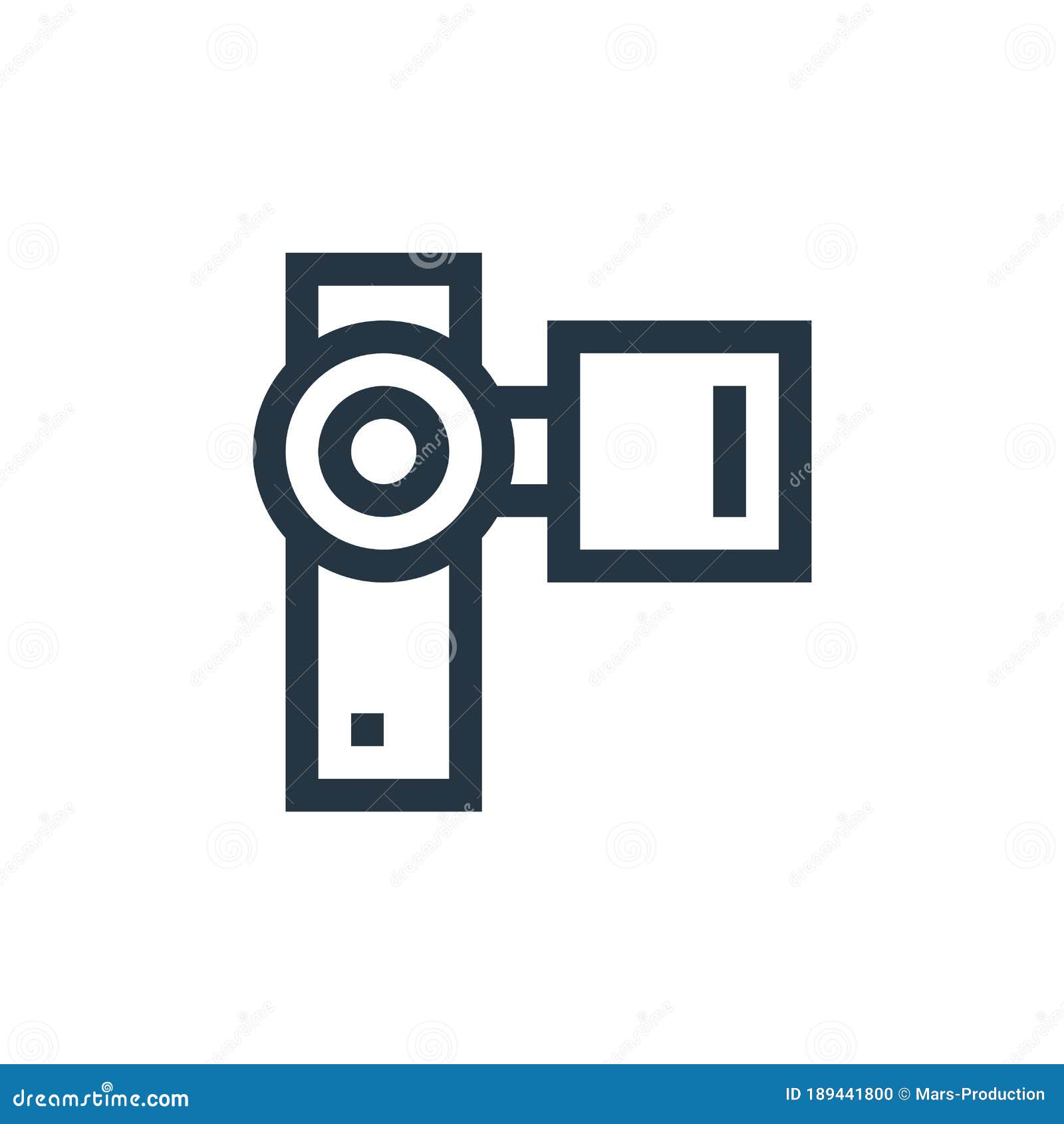 Videocamera Glyph Icon Set, Camera Symbols Collection, Vector Sketches ...