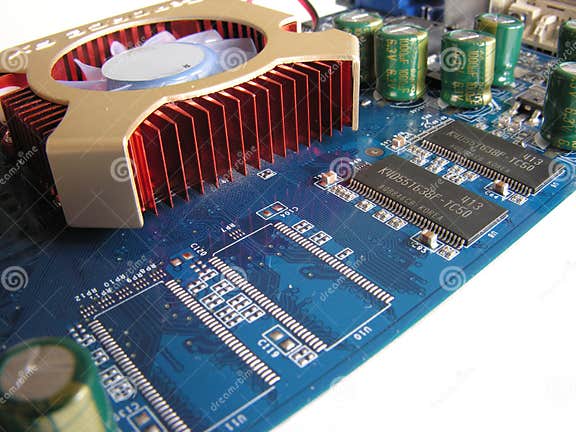 Videocard stock image. Image of closeup, video, videocard - 71097