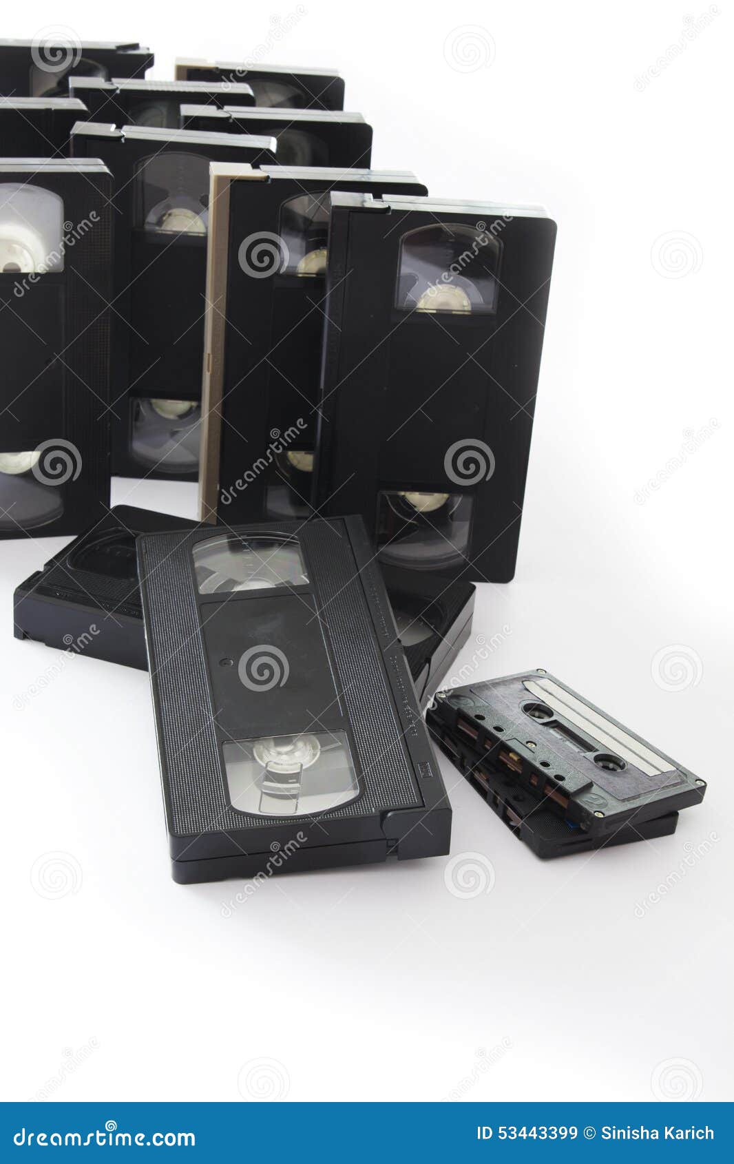 Videocassette stock image. Image of magnet, archive, black - 53443399