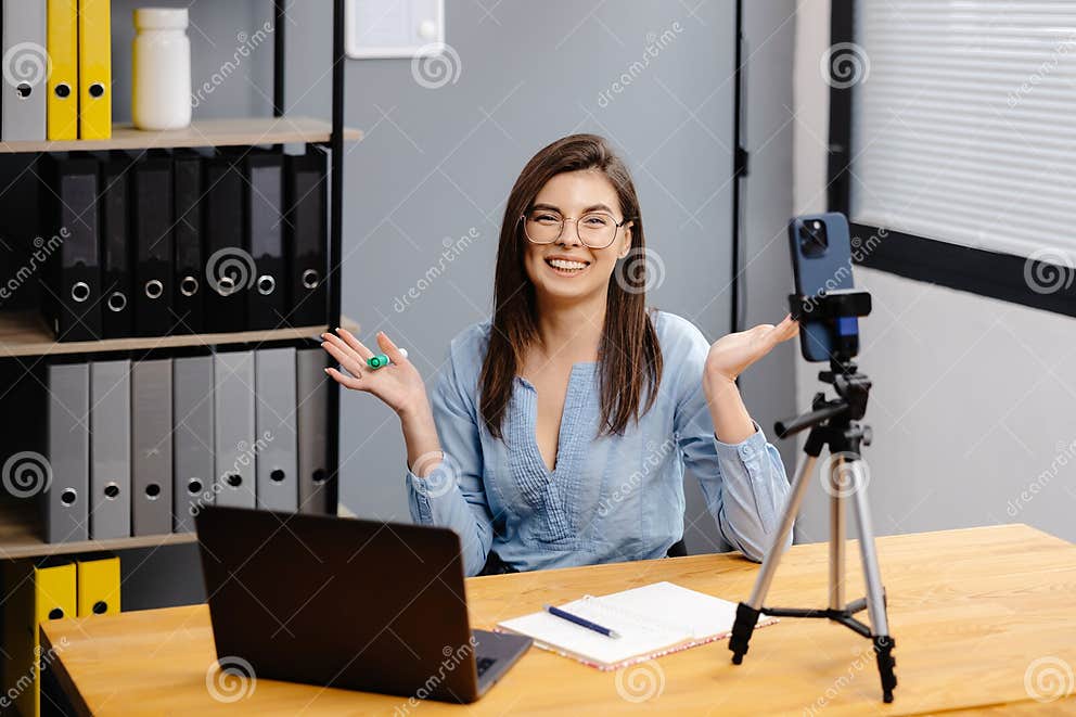 Videoconference and Training. Class of Diverse Students Learning ...