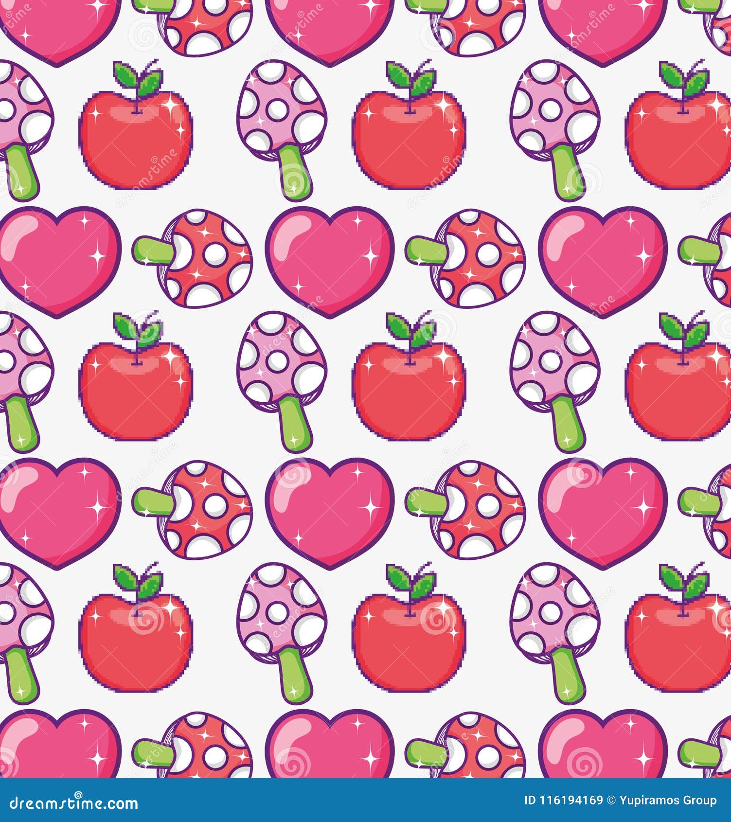 Videogame Cartoons Pattern Background | CartoonDealer.com #116194027