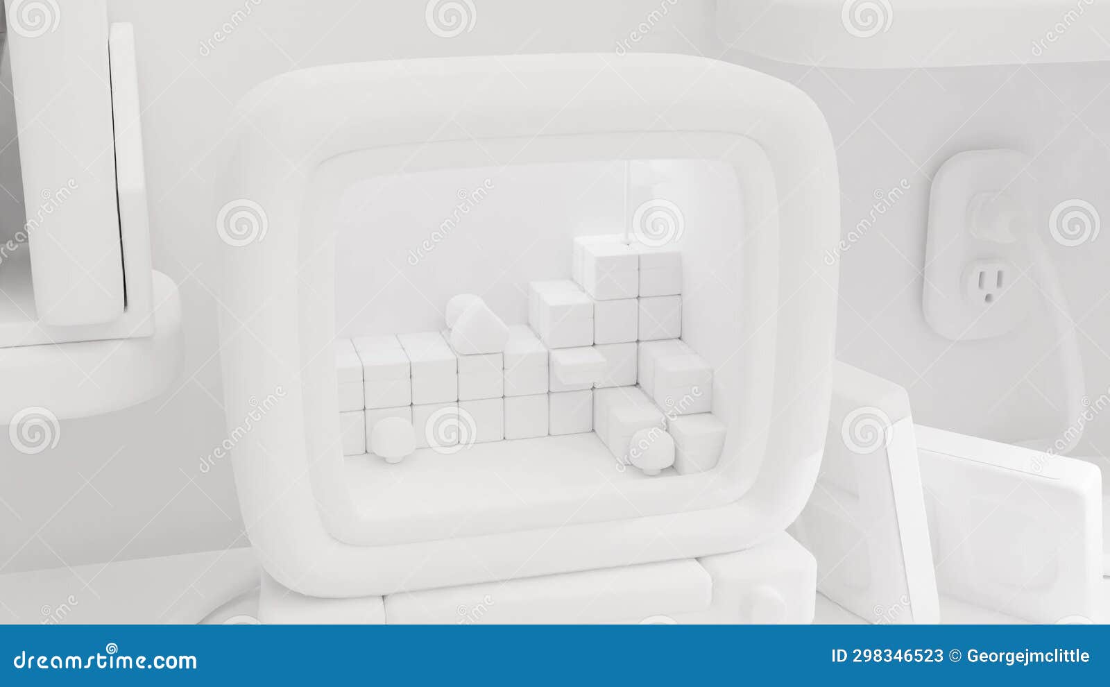 Computer Videogame 3D Loop Animation Stock Video - Video of joyful ...