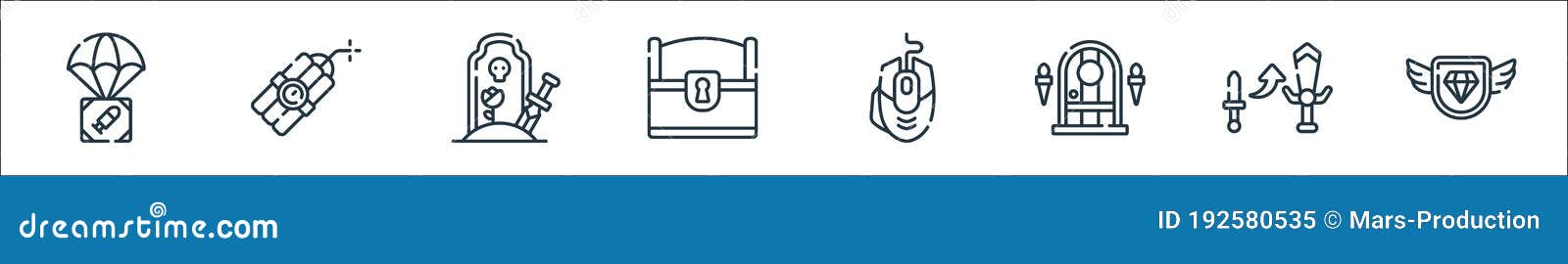 Linear Explosive Icon From Army And War Outline Collection. Thin Line ...