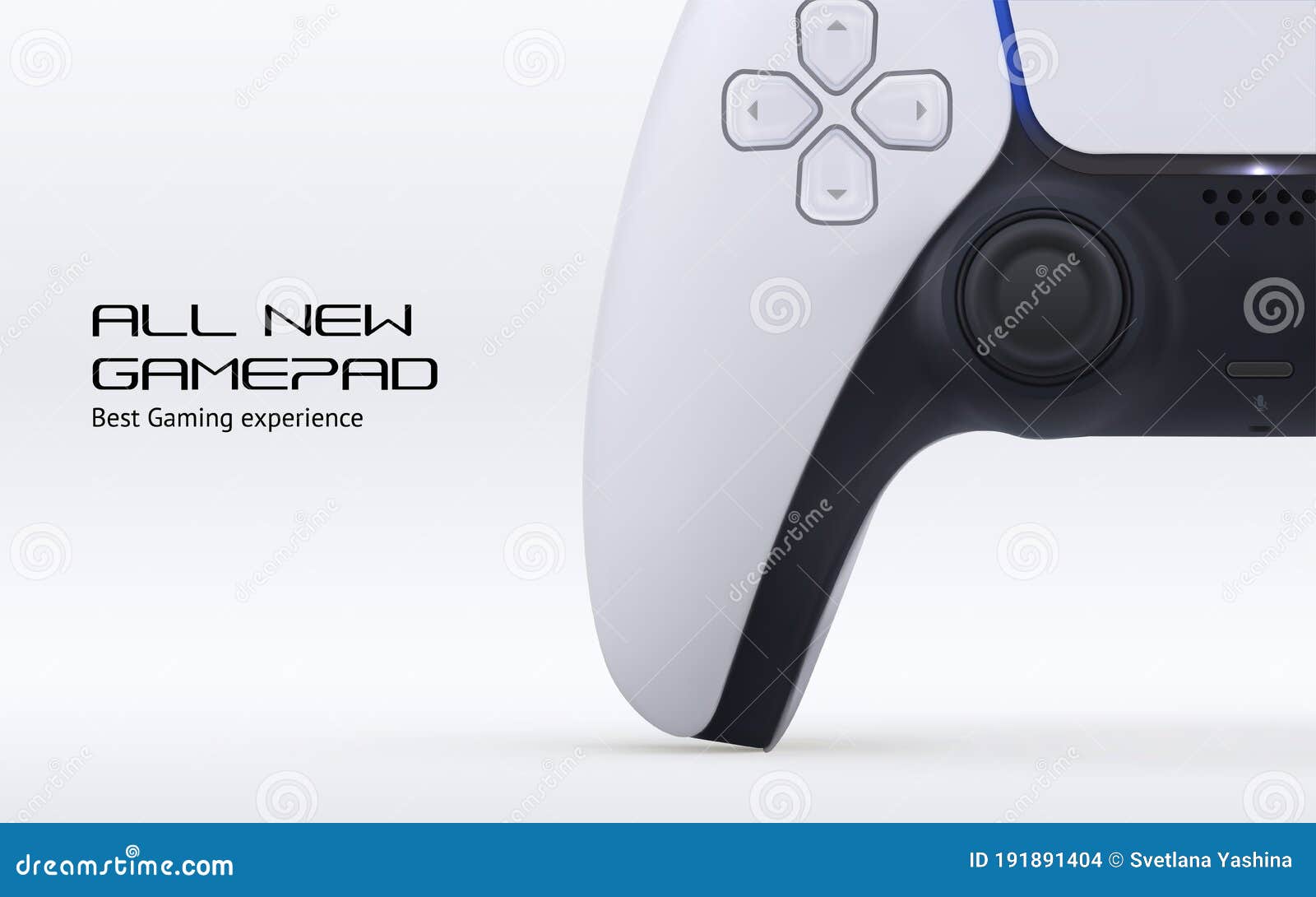 Videogame Play Remote Controller Banner Concept. Realistic Vector Game ... Videogame Play Remote Controller Banner Concept. Realistic Vector Game ...