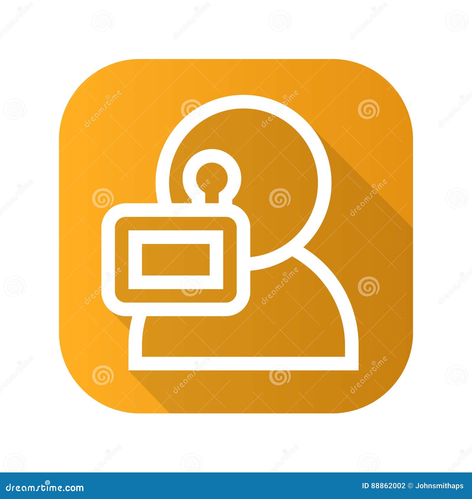 Videographer Linear Icon. Thin Line Illustration. Vector Isolated ...