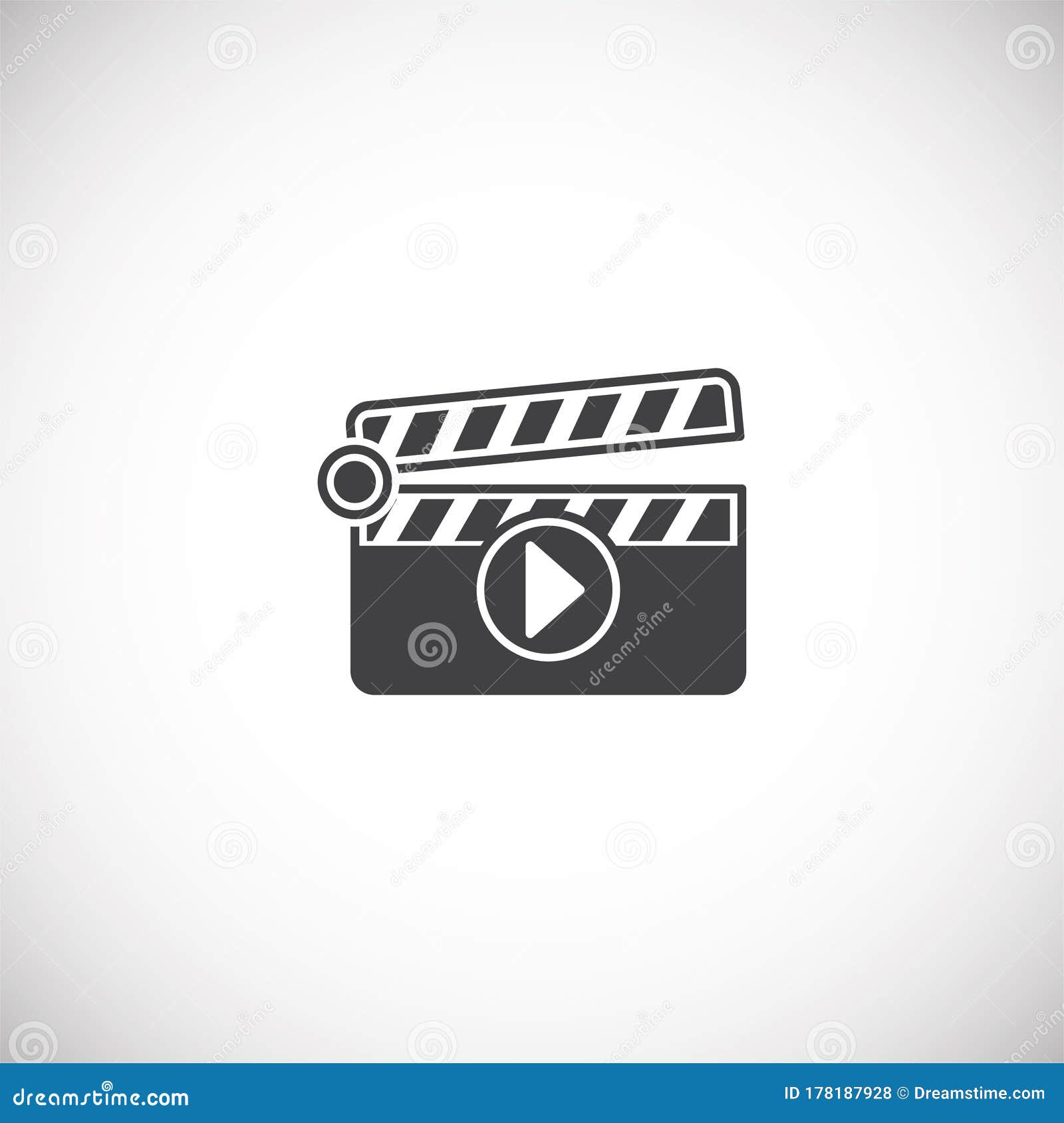Videography Related Icon on Background for Graphic and Web Design ...