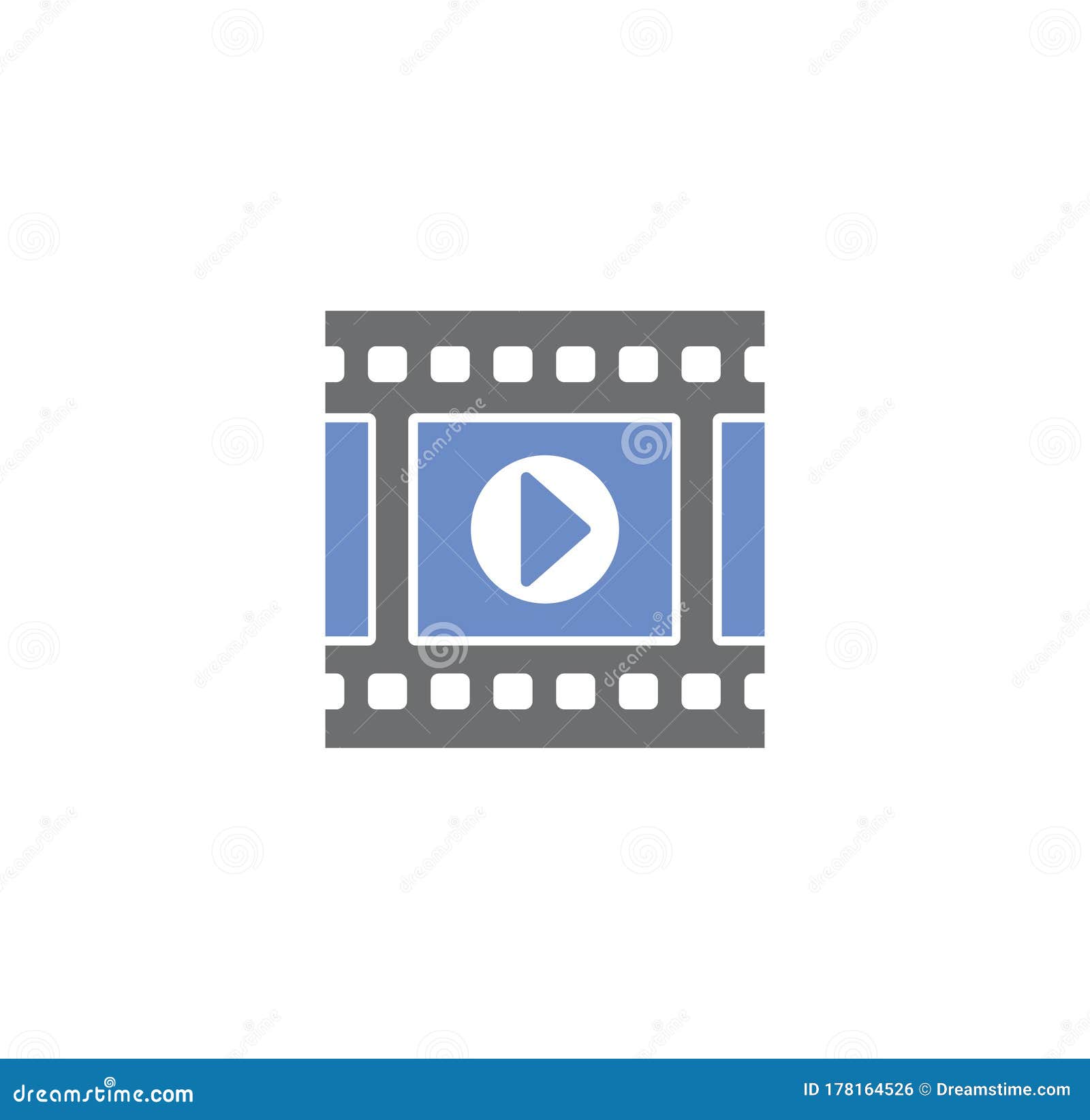 Videography Related Icon on Background for Graphic and Web Design ...