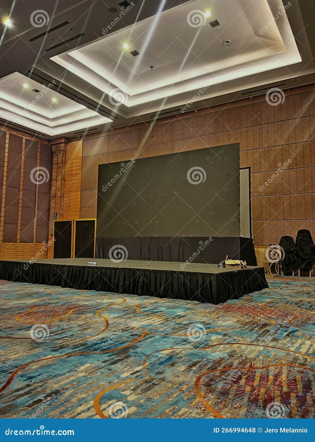 Videotron in hotel stock photo. Image of hotel, auditorium - 266994648