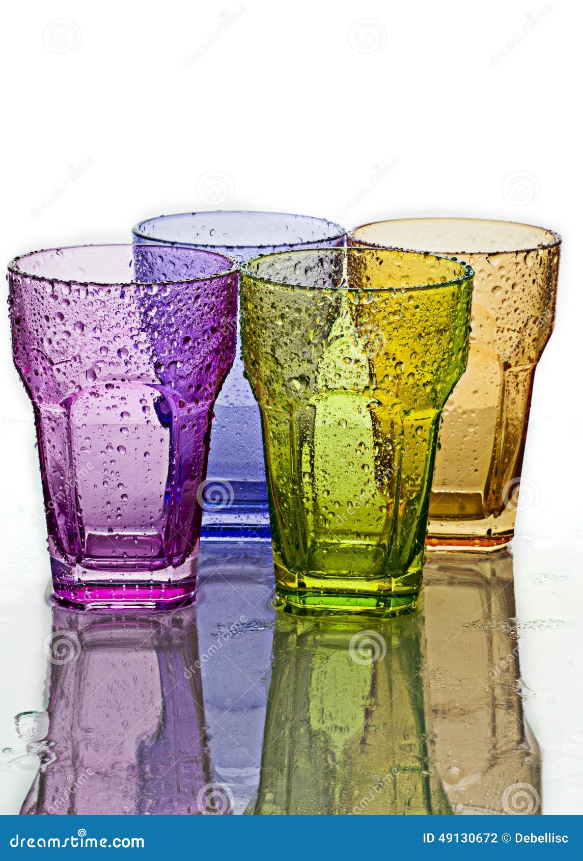 Vidrio coloreado foto de archivo. Imagen de gotas, conjunto - 49130672