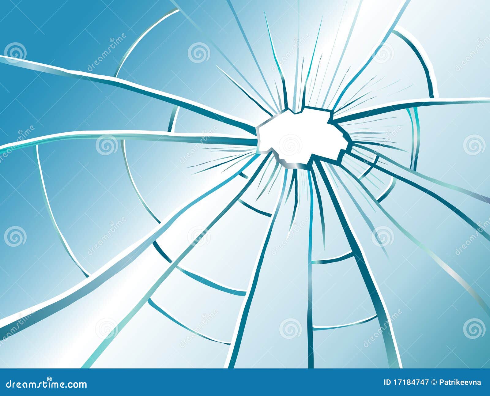 Vidrio Roto Fotografía de archivo libre de regalías - Imagen: 17184747