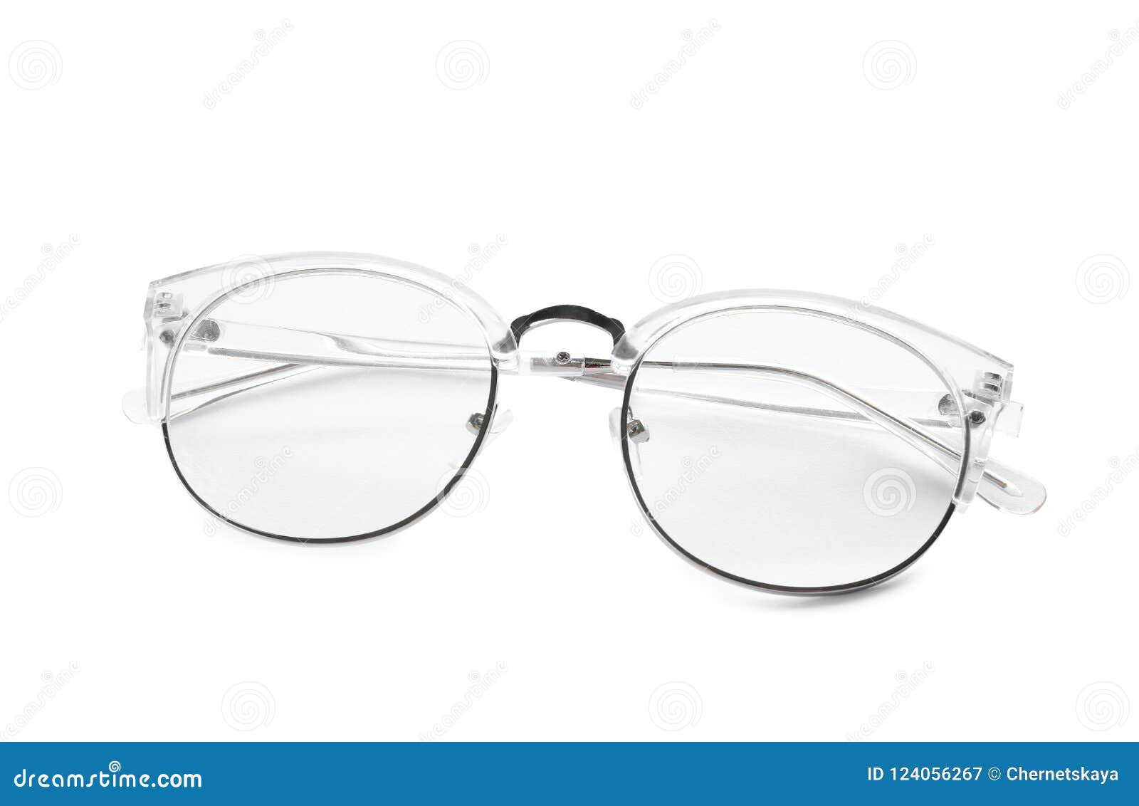 Vidrios Con Las Lentes Correctivas Imagen de archivo - Imagen de borde ...