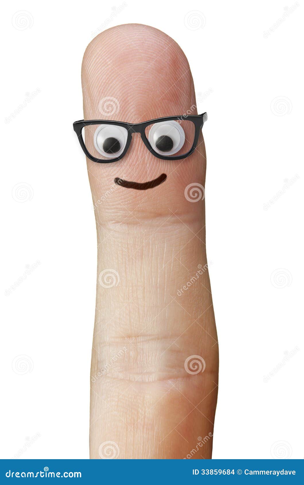 Vidros Do Divertimento Da Cara Do Dedo Foto de Stock - Imagem de ...