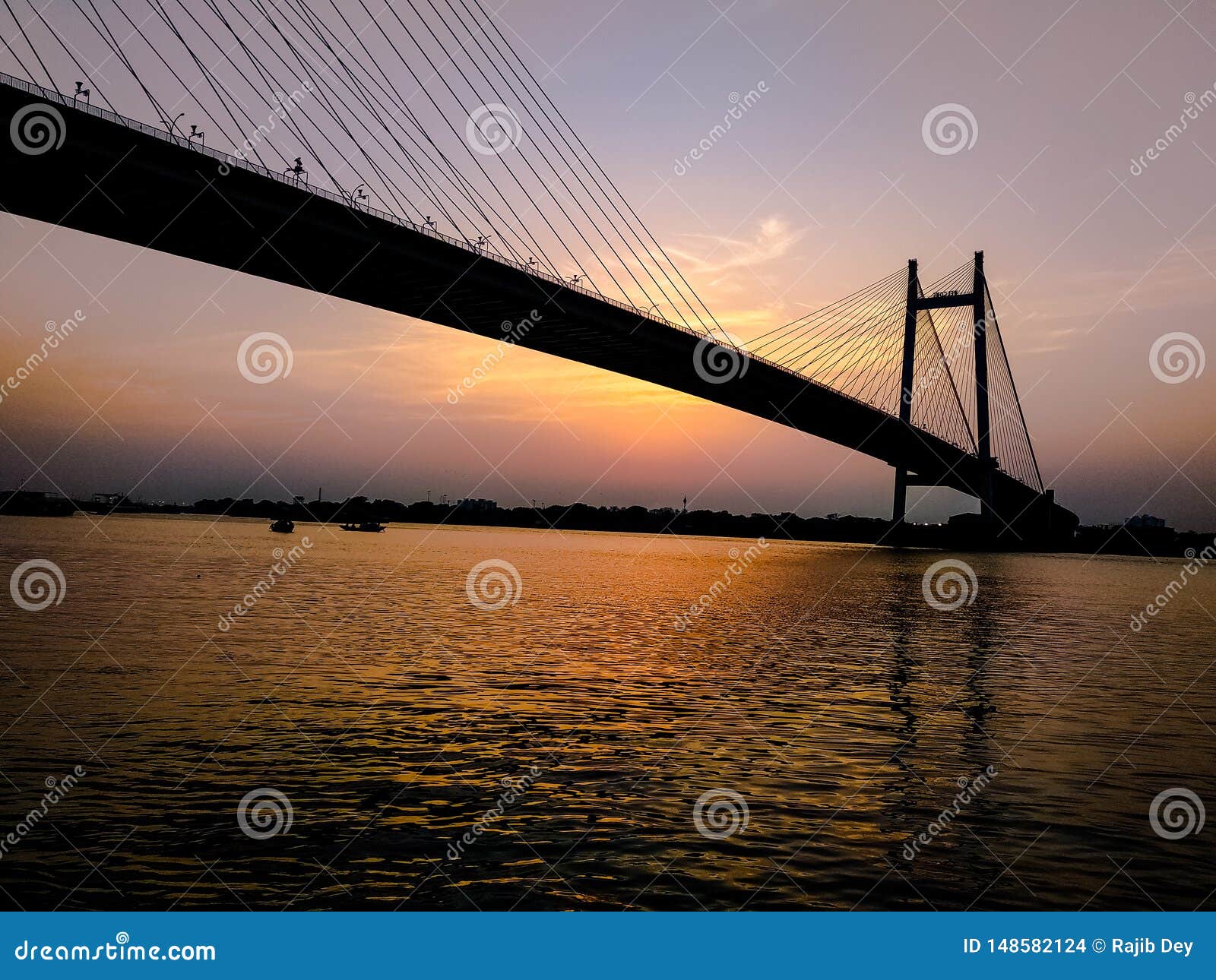 Vidyasagar Setu Second Hooghly Bridge-Kolkata Stock Photo - Image of ...