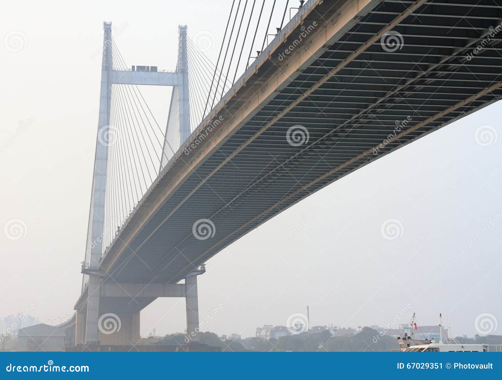 Vidyasagar setu stock image. Image of setu, longest, bridge - 67029351