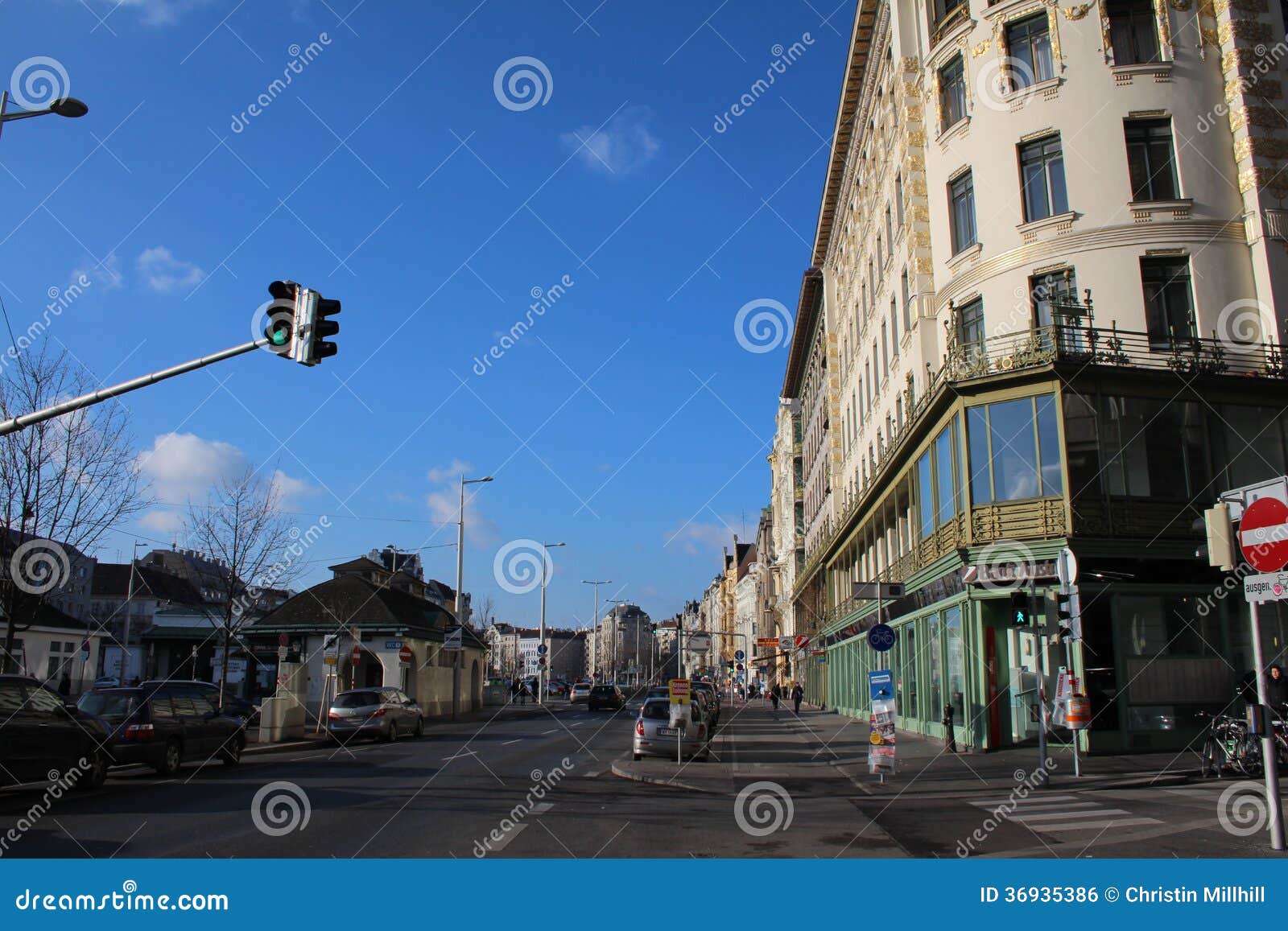 Vie di Vienna fotografia editoriale. Immagine di vienna - 36935386