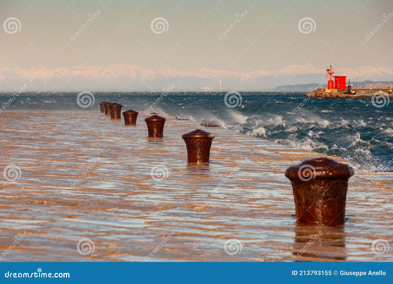 View of the Bora Wind, Trieste Stock Image - Image of french, horizon ...