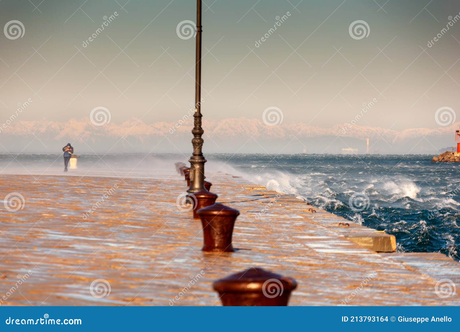 View of the Bora Wind, Trieste Stock Photo - Image of dramatic, coast ...