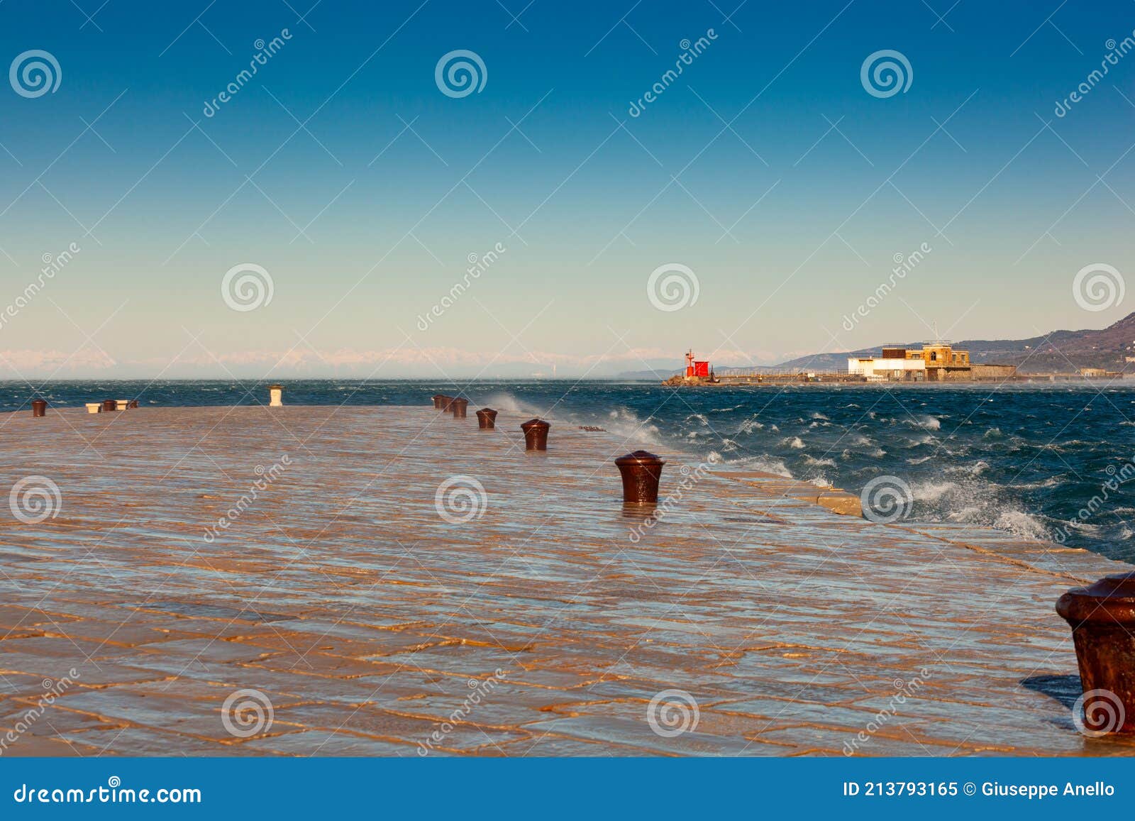 View of the Bora Wind, Trieste Stock Image - Image of adriatic ...
