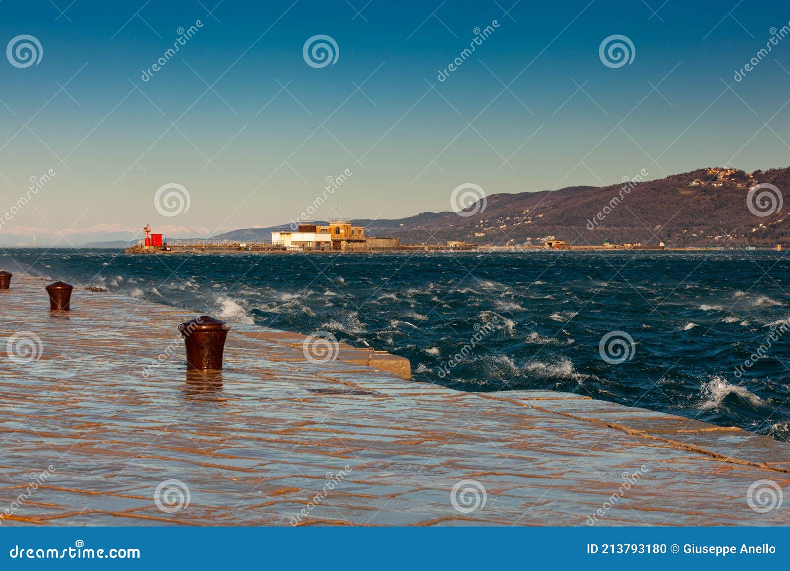 View of the Bora Wind, Trieste Stock Photo - Image of nature, color ...
