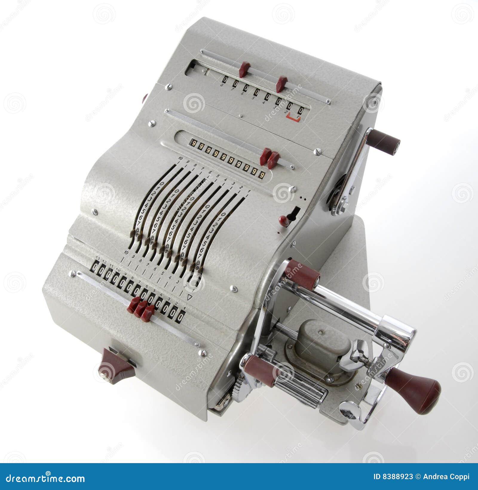 Vieille machine à calculer image stock. Image du objet - 8388923