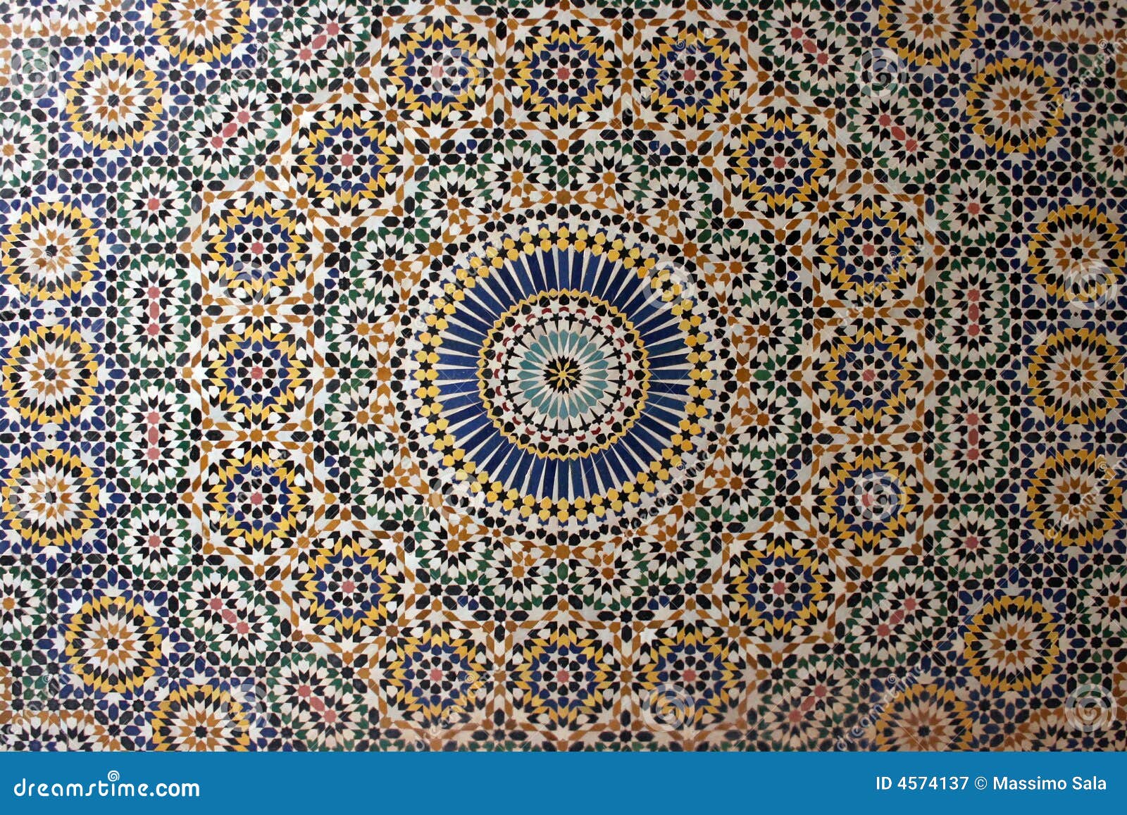 Vieille mosaïque arabe image stock. Image du conception - 4574137