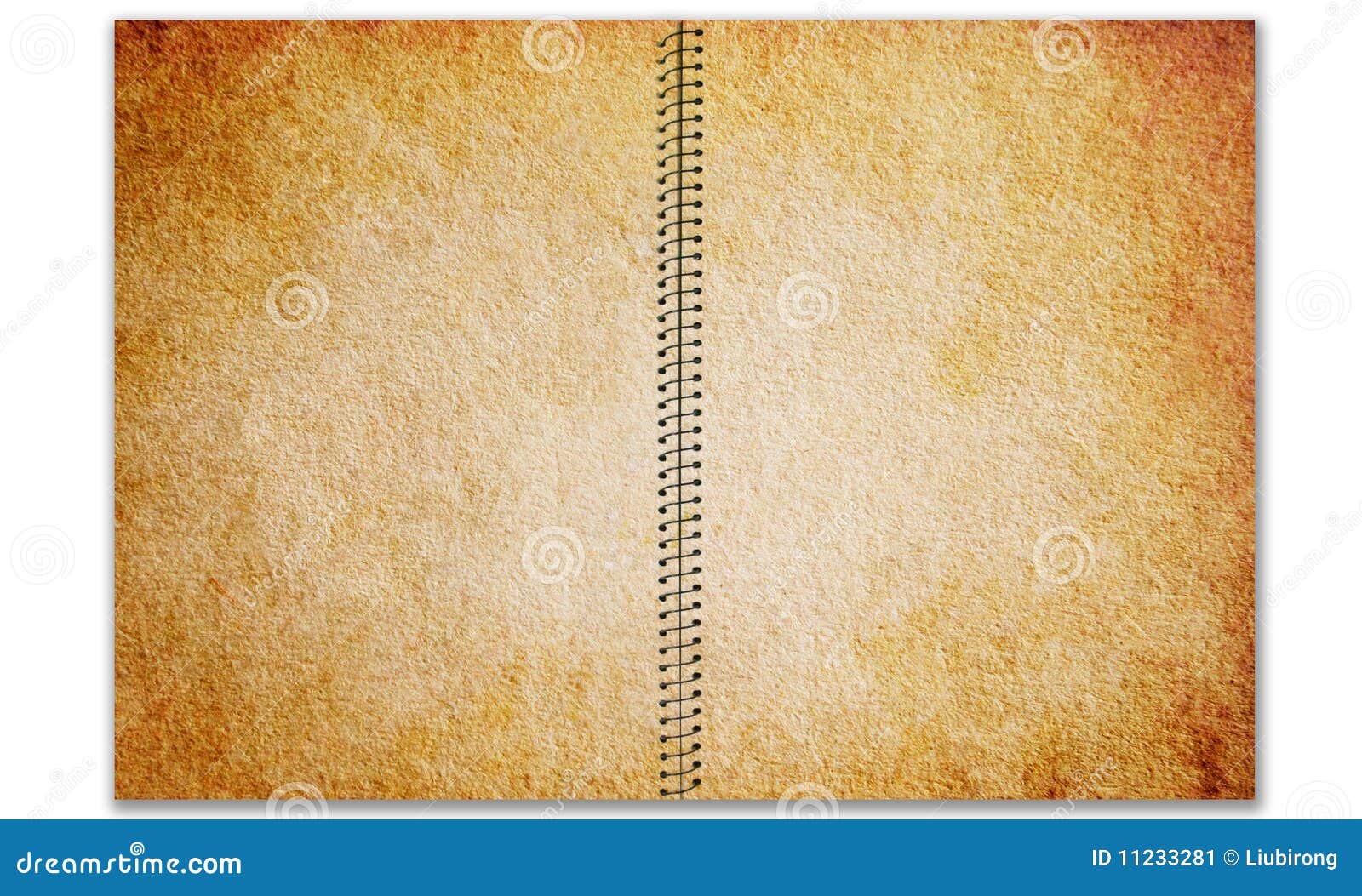 Vieille Spirale - Bloc - Notes Attaché Illustration Stock ...