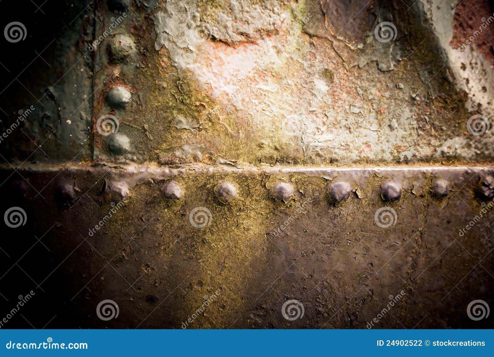 Vieille Texture De Fer Avec Des Rivets Photo stock - Image du piqué ...