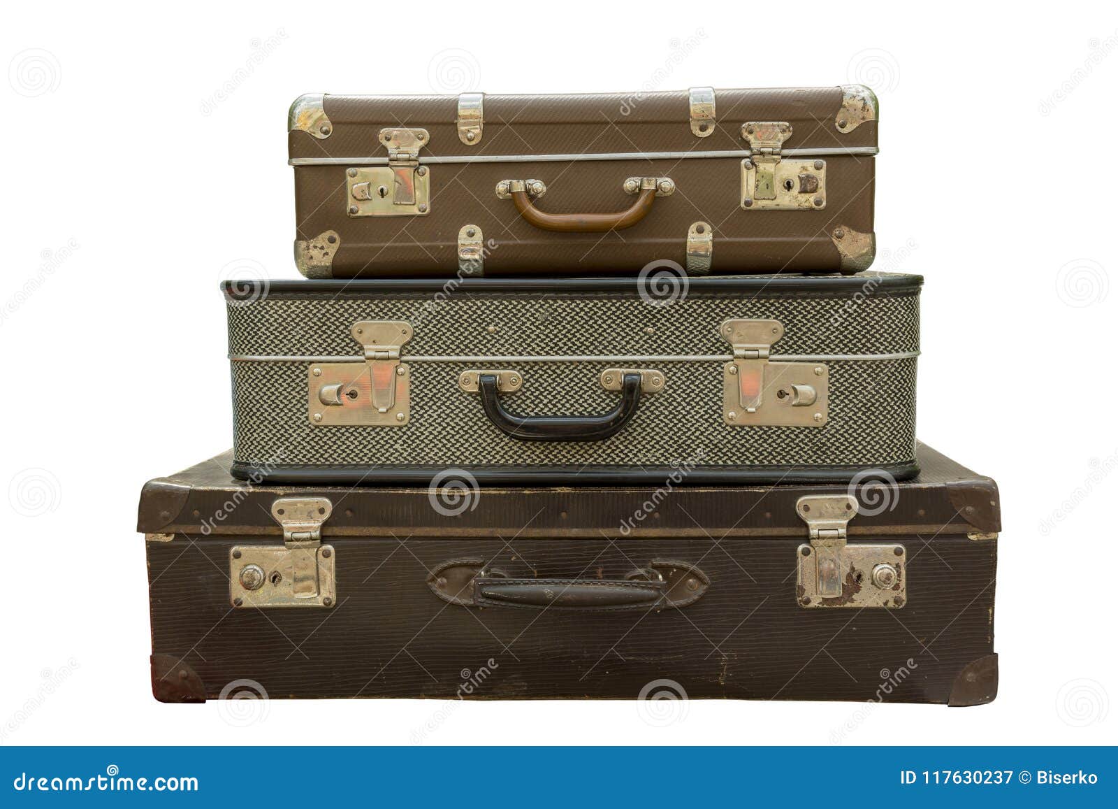 Vieille valise de course image stock. Image du isolement - 117630237