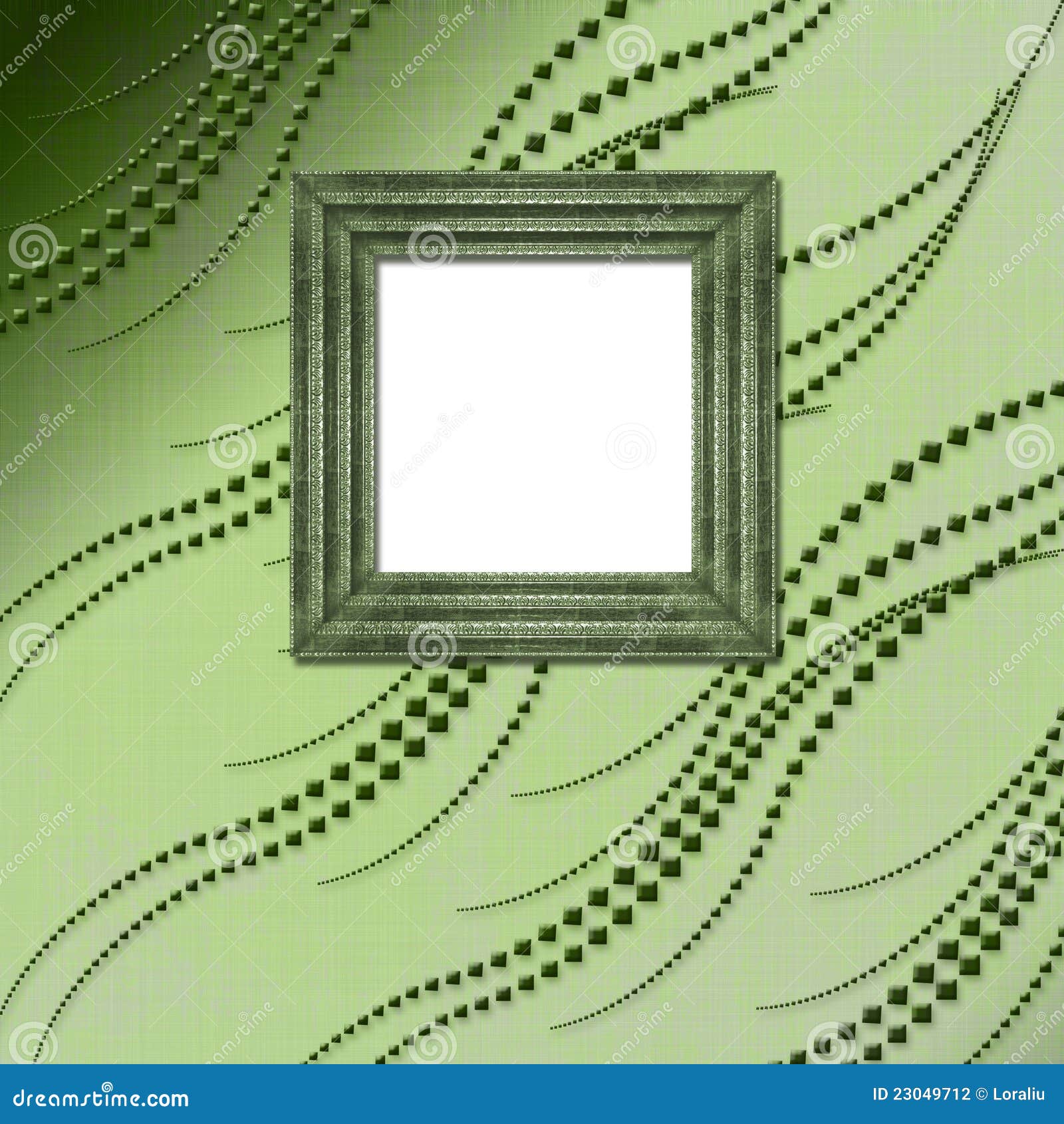 Viejo Estilo Verde Del Victorian De Los Marcos Foto de archivo - Imagen ...