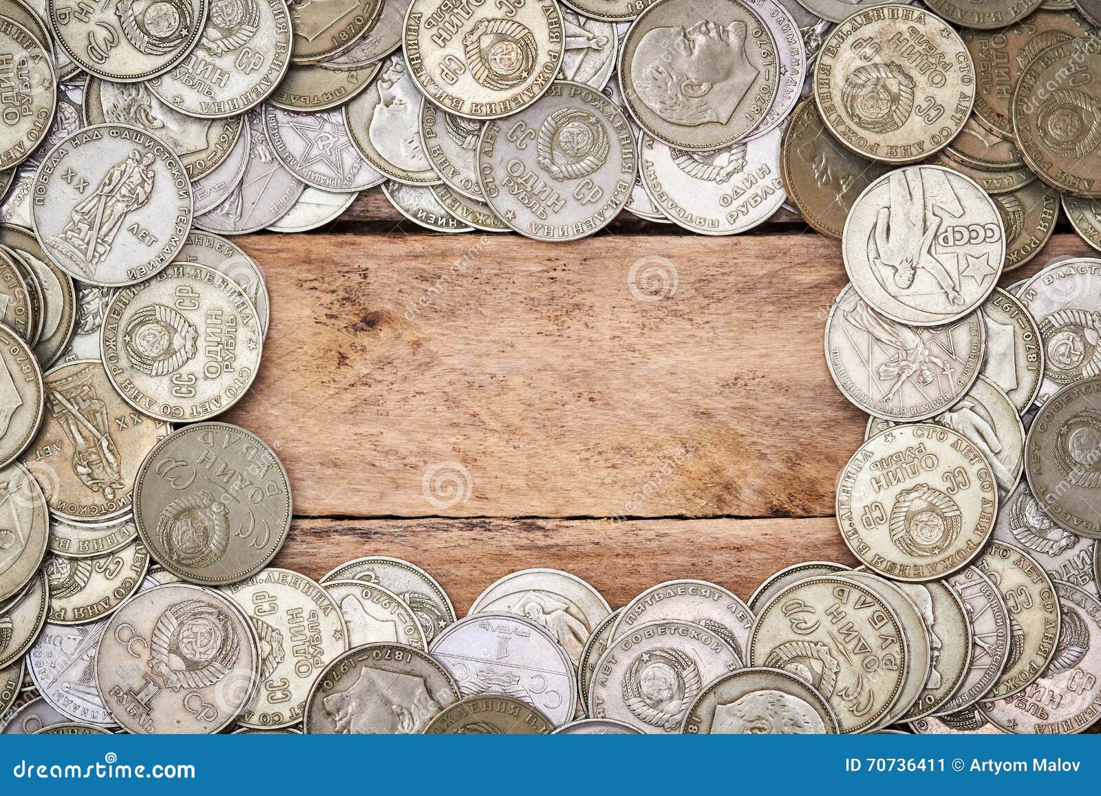 Viejo marco de las monedas imagen de archivo. Imagen de fondo - 70736411