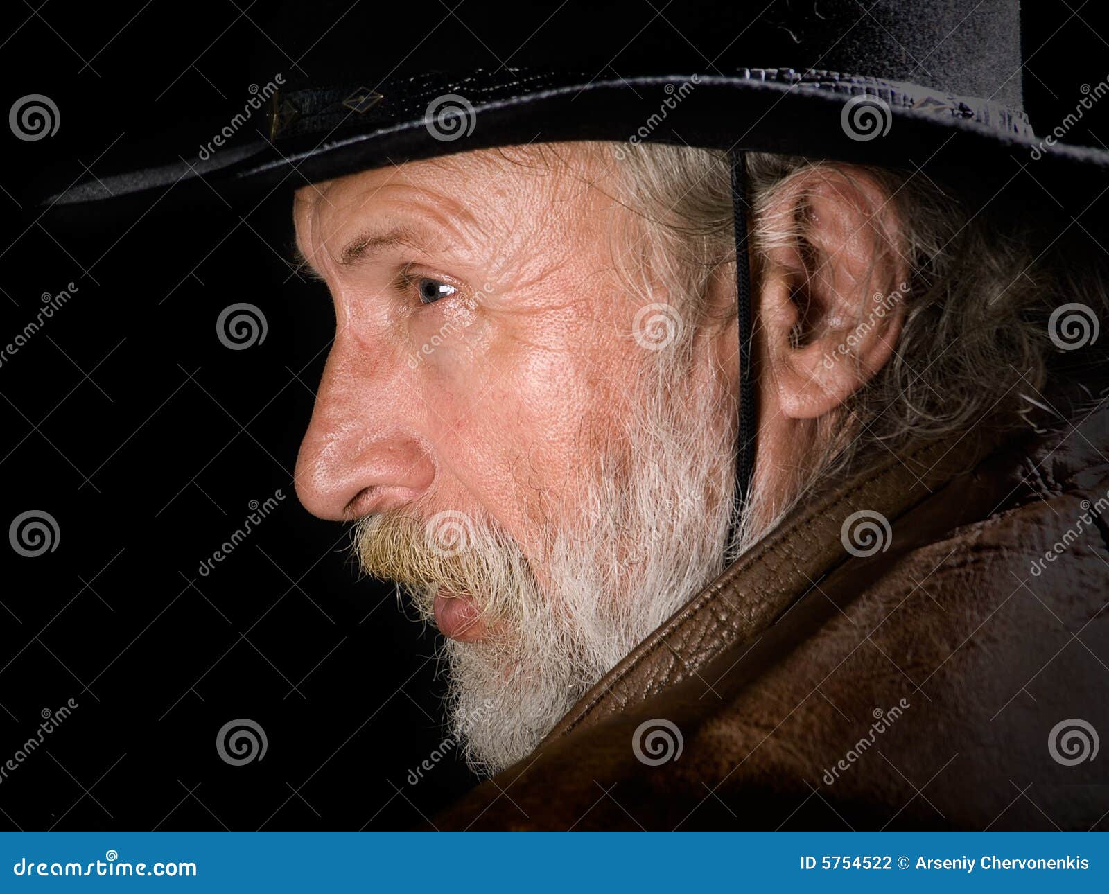 Viejo vaquero foto de archivo. Imagen de viejo, pelo, maduro - 5754522