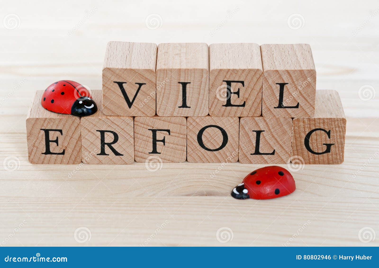 Viel Erfolg stockfoto. Bild von marienkäfer, glücklich - 80802946