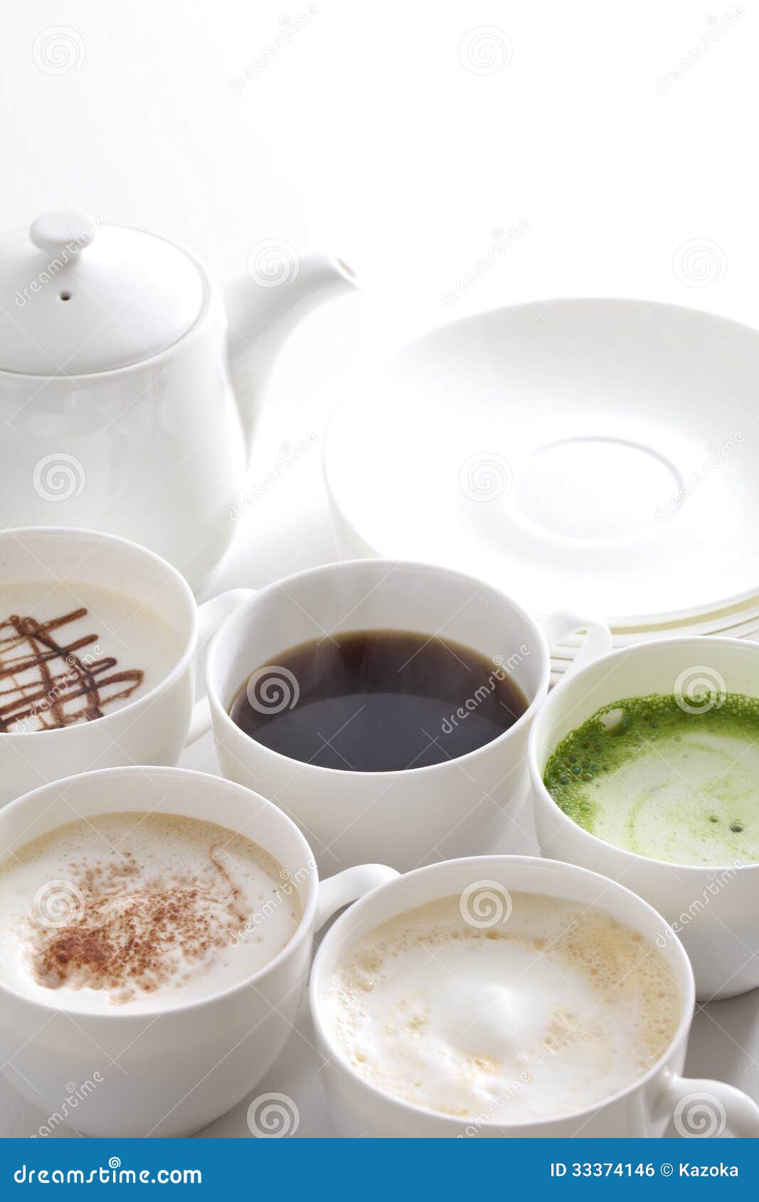 Viele Arten Kaffee stockfoto. Bild von festlichkeit, mokka - 33374146