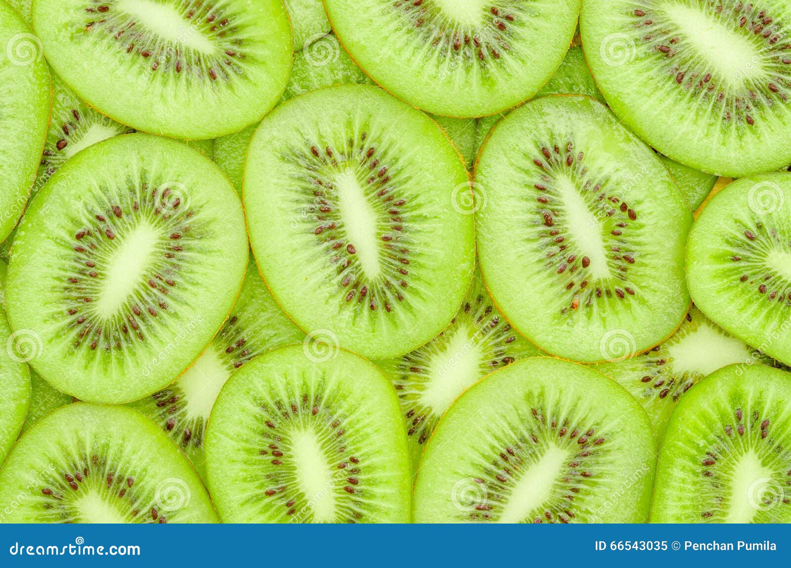 Viele Scheiben Der Kiwifrucht Stockbild - Bild von geschmackvoll, kiwi ...