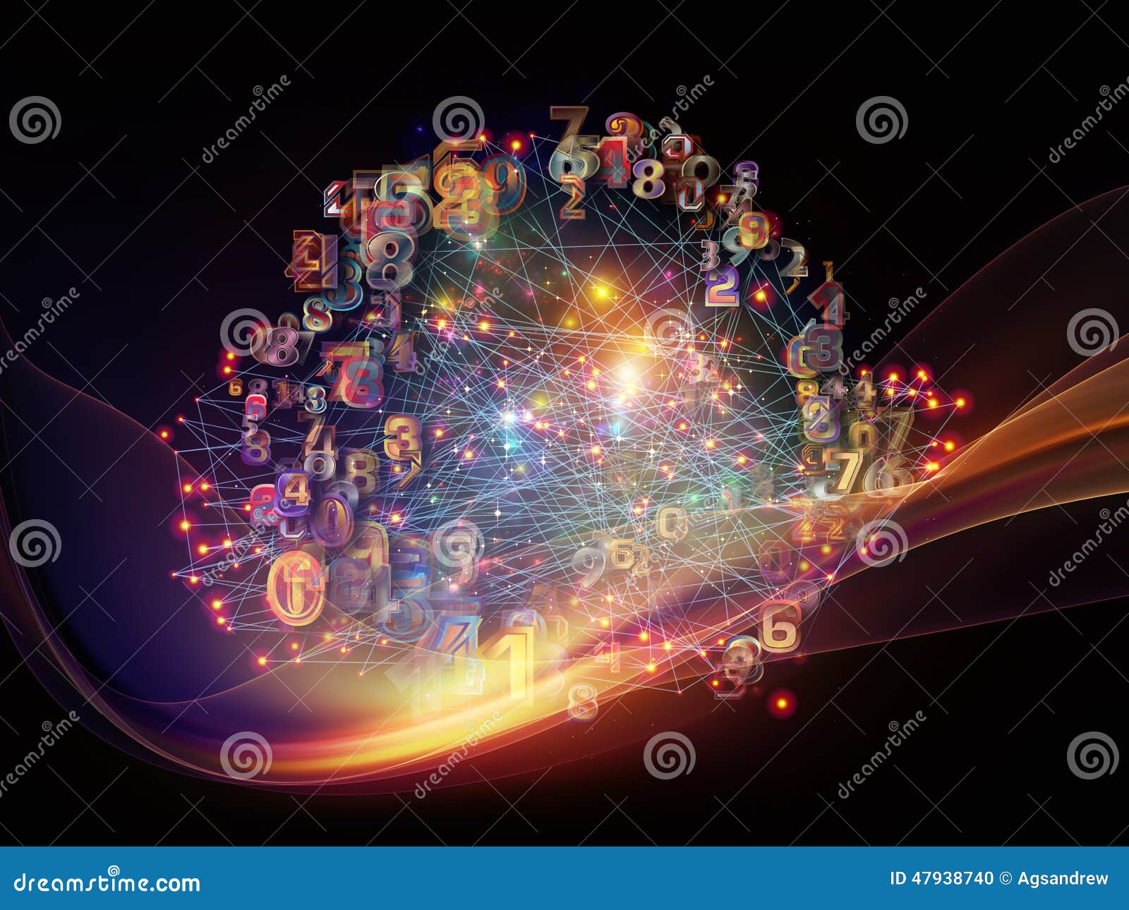 Vielfalt der Daten-Wolke stock abbildung. Illustration von ...