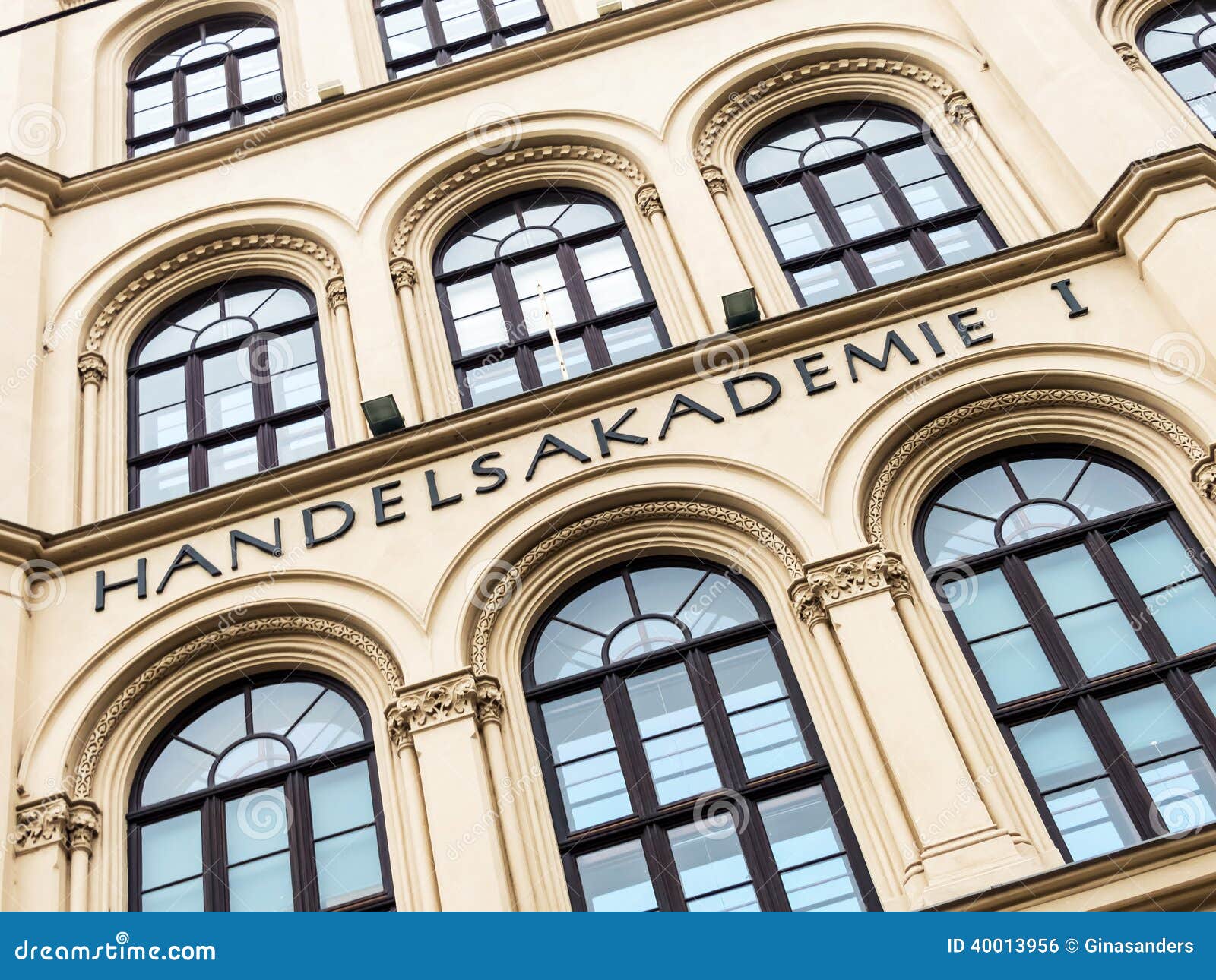 Vienna, Academy of Commerce Stock Photo - Image of business, exam: 40013956