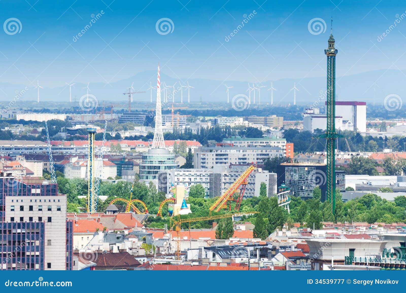 Vienna Adventure Park from Bell Tower Stock Image - Image of austrian ...