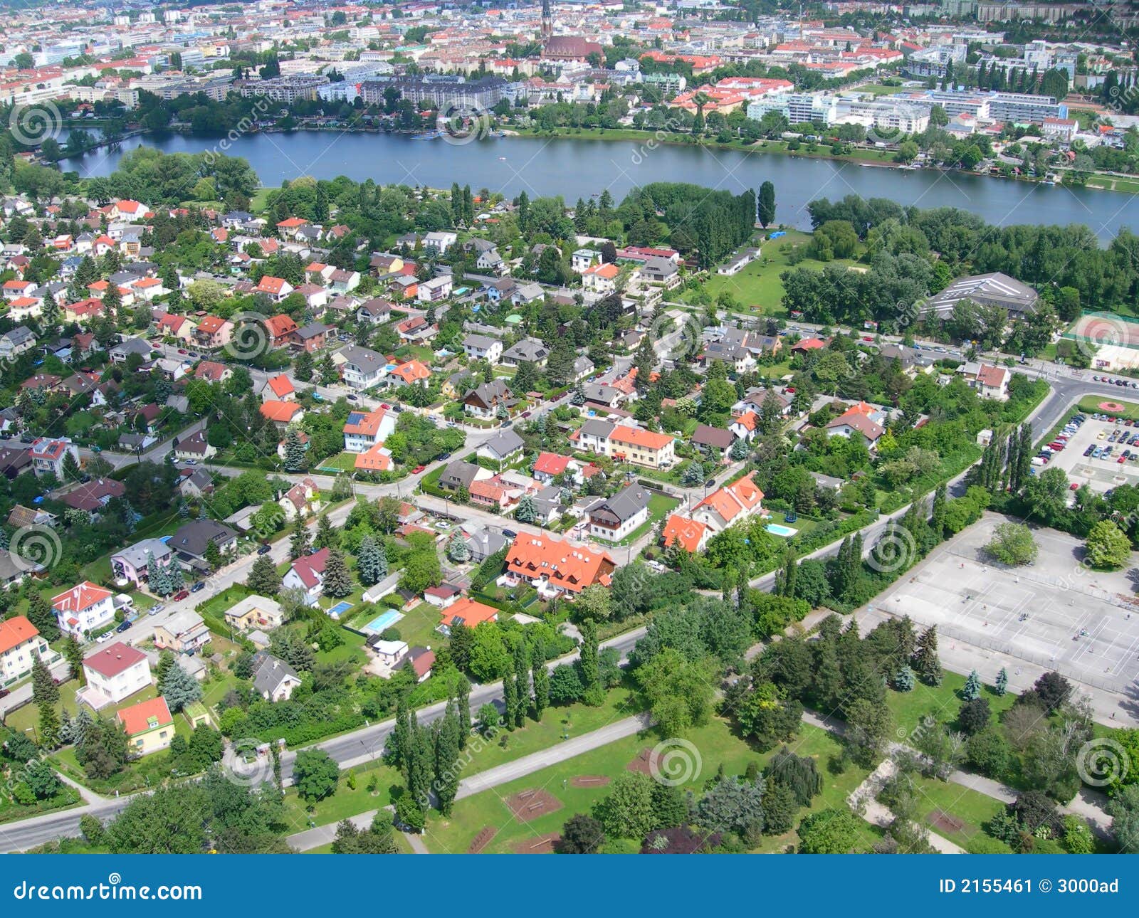 Vienna, Austria Aerial View Stock Image - Image of vienna, city: 2155461