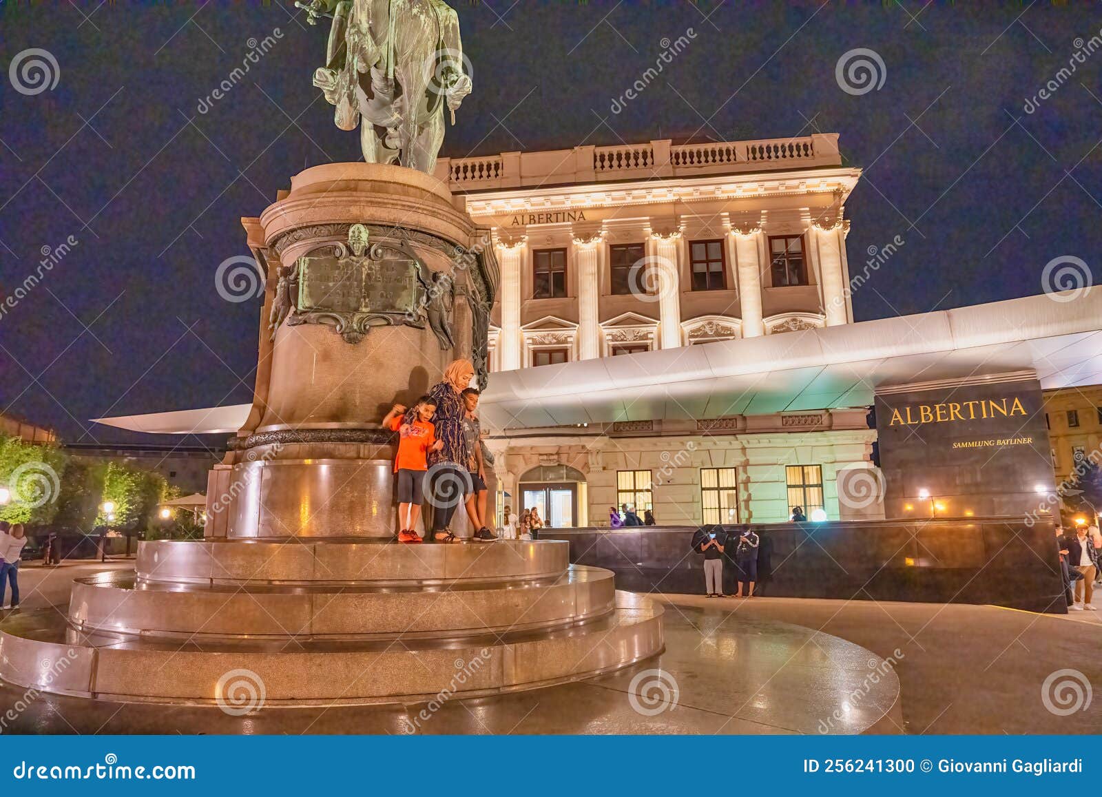 Vienna, Austria - August 19, 2022: Albertina Museum Facade View at ...