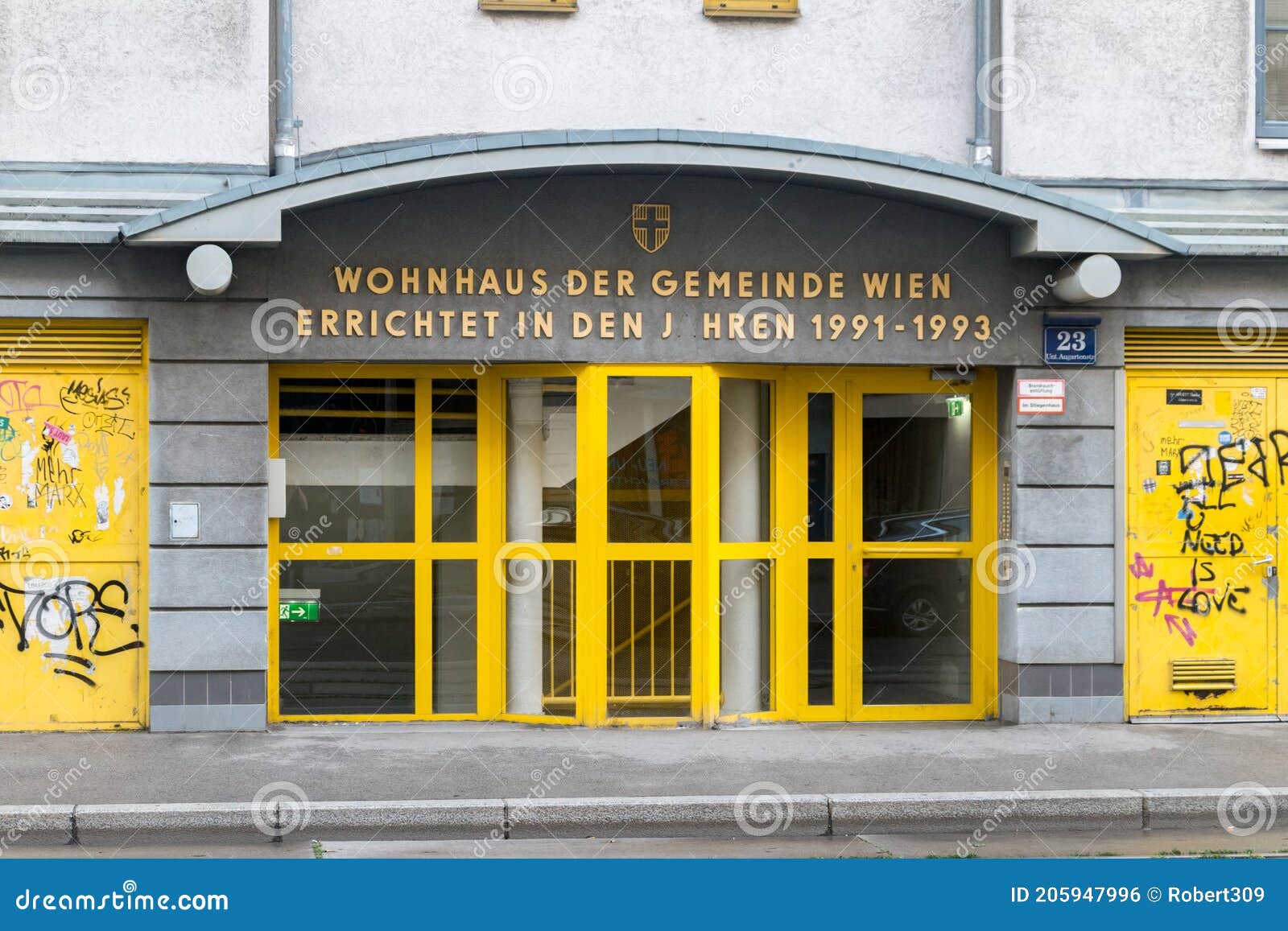 Housing Complex of the Municipality of Vienna Built between 1991-1993 ...