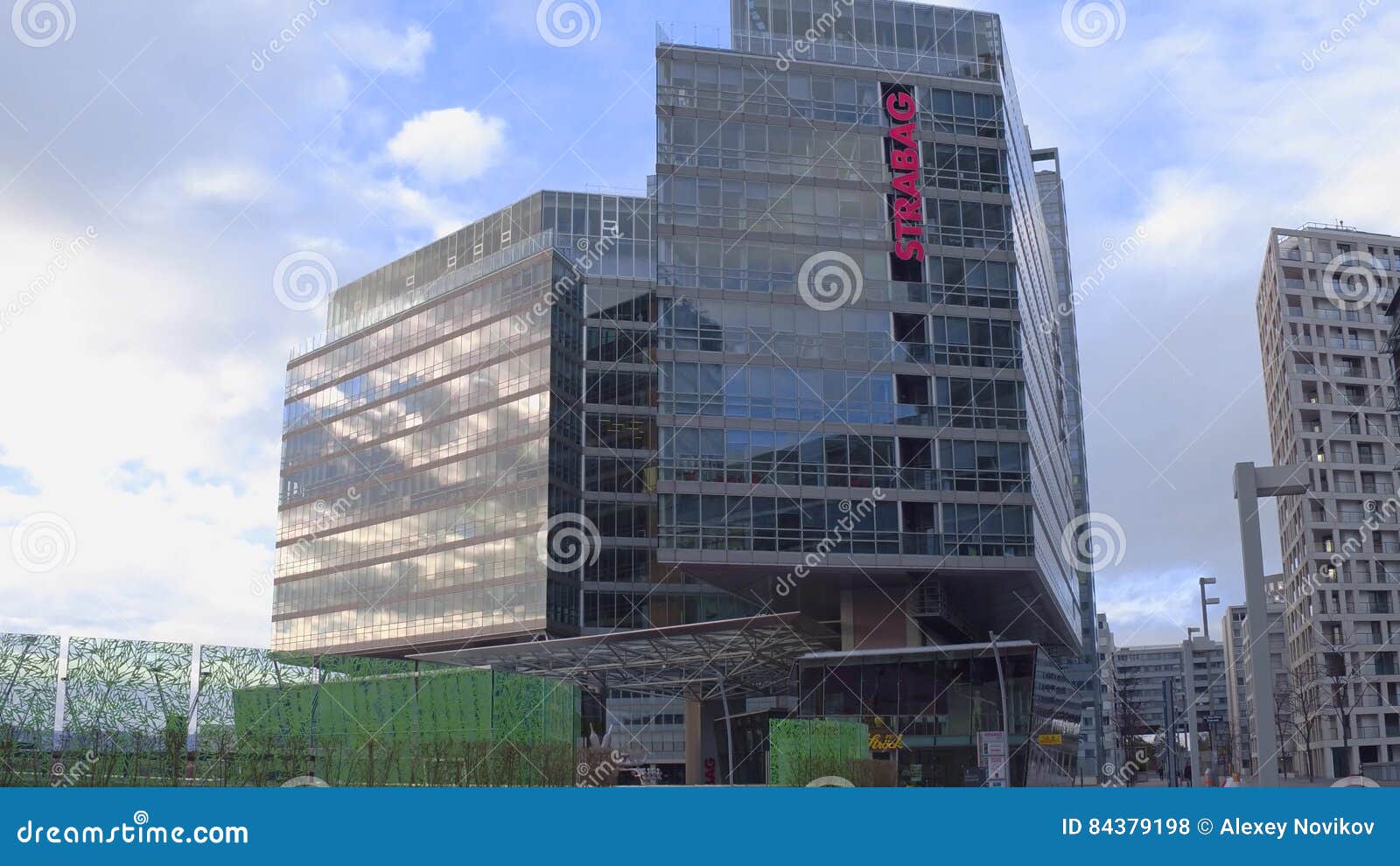 VIENNA, AUSTRIA - DECEMBER, 24, 2016 Strabag Company Office Editorial ...