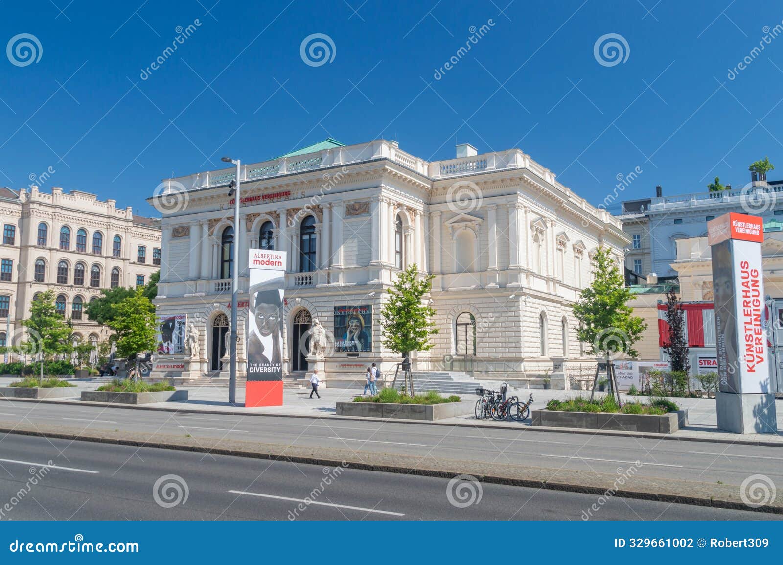 Albertina Modern Gallery Museum Vienna, Andy Warhol Art Work Editorial ...