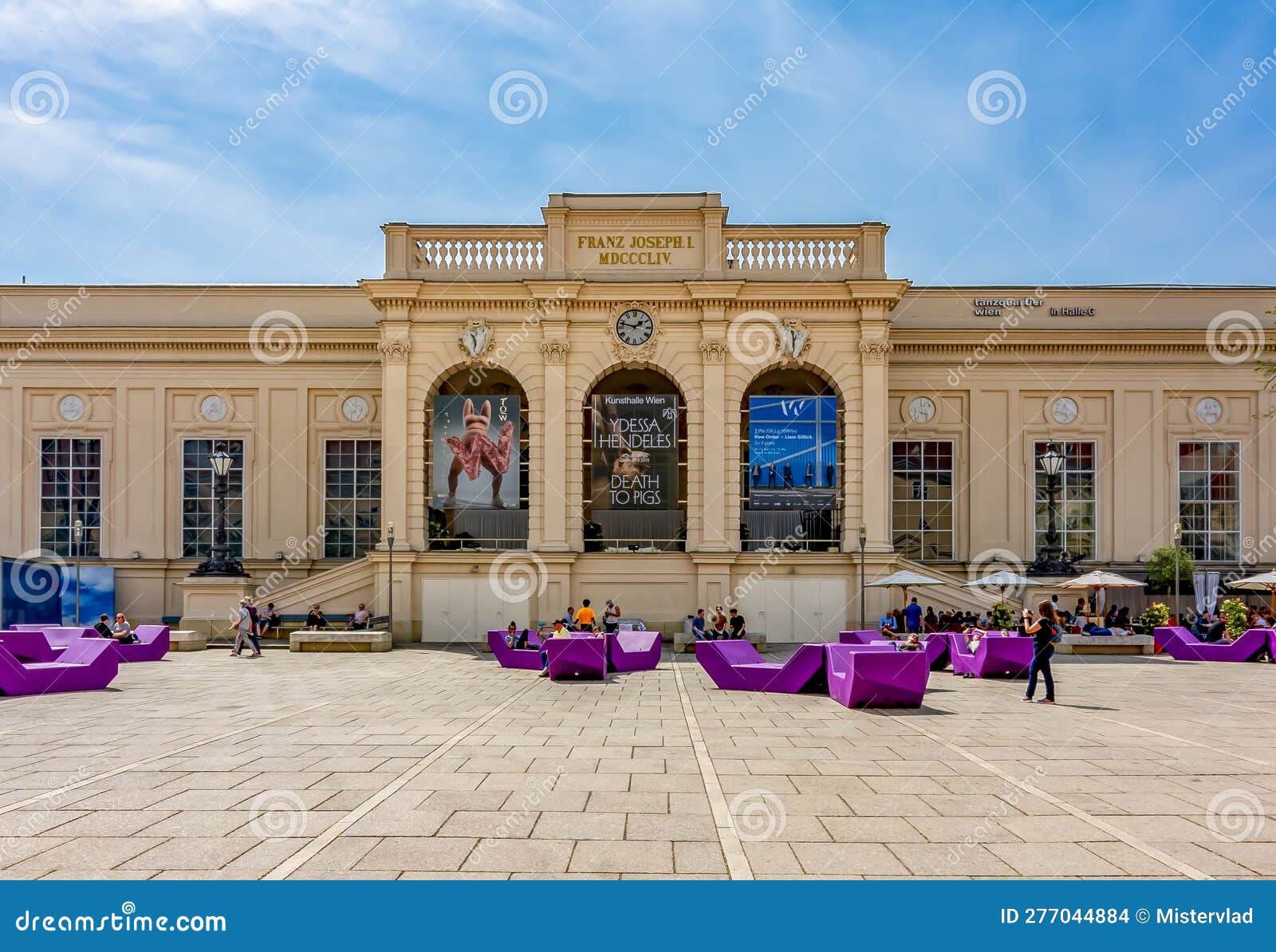 Vienna, Austria - May 2019: Museum Quarter in Vienna Editorial Stock ...